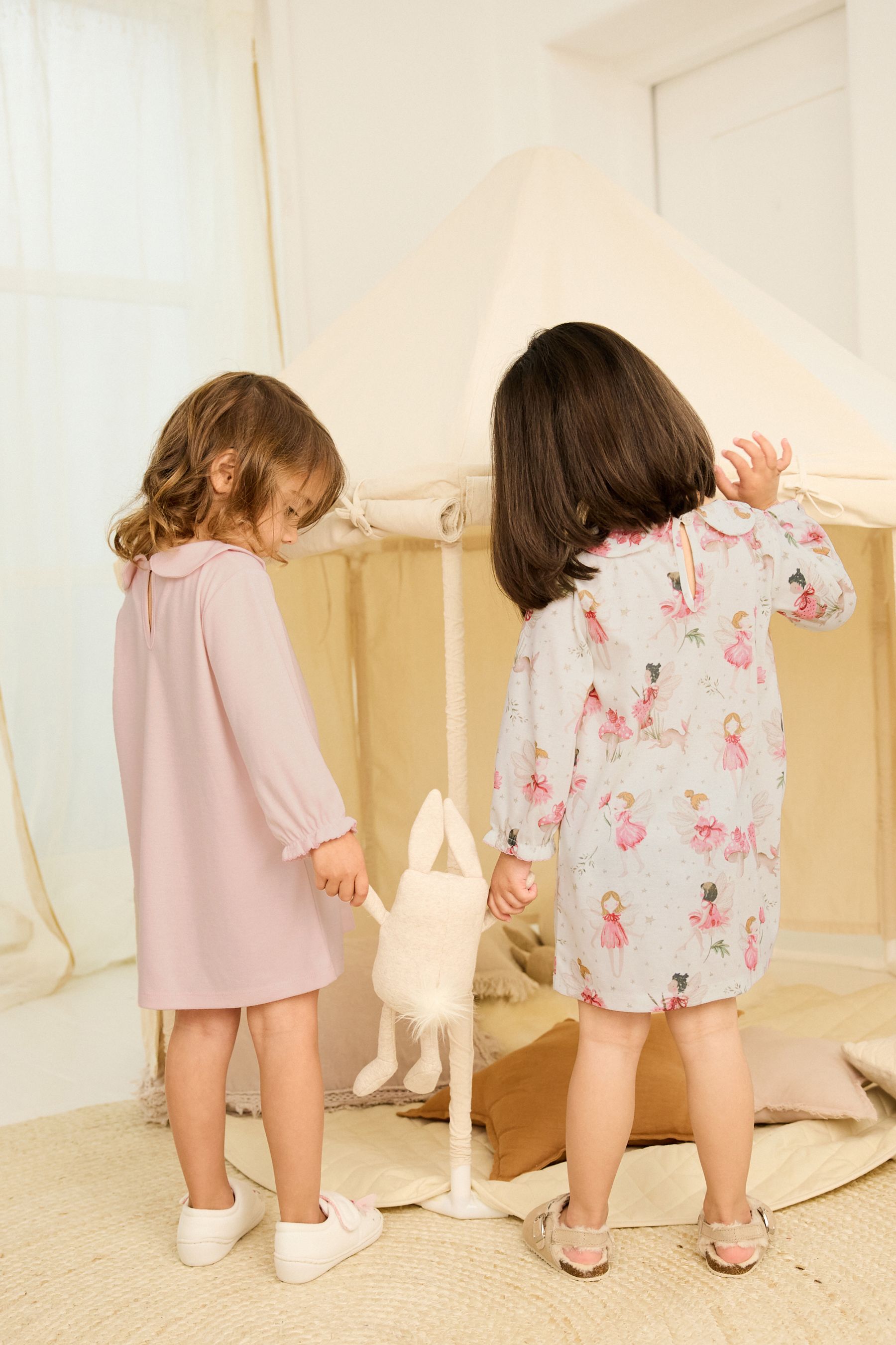 Buy Pink/Cream Fairy Nighties 2 Pack (2-12yrs) from Next Saudi Arabia