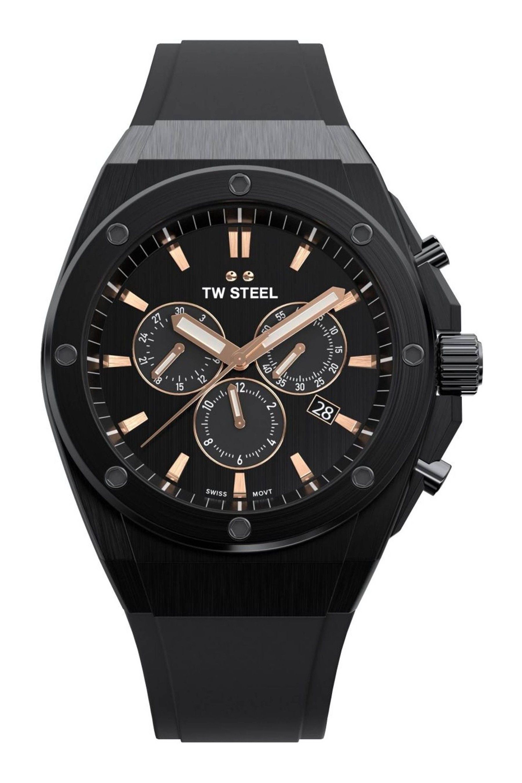 Buy TW Steel Gents CEO TECH Black Watch from the Next UK online shop