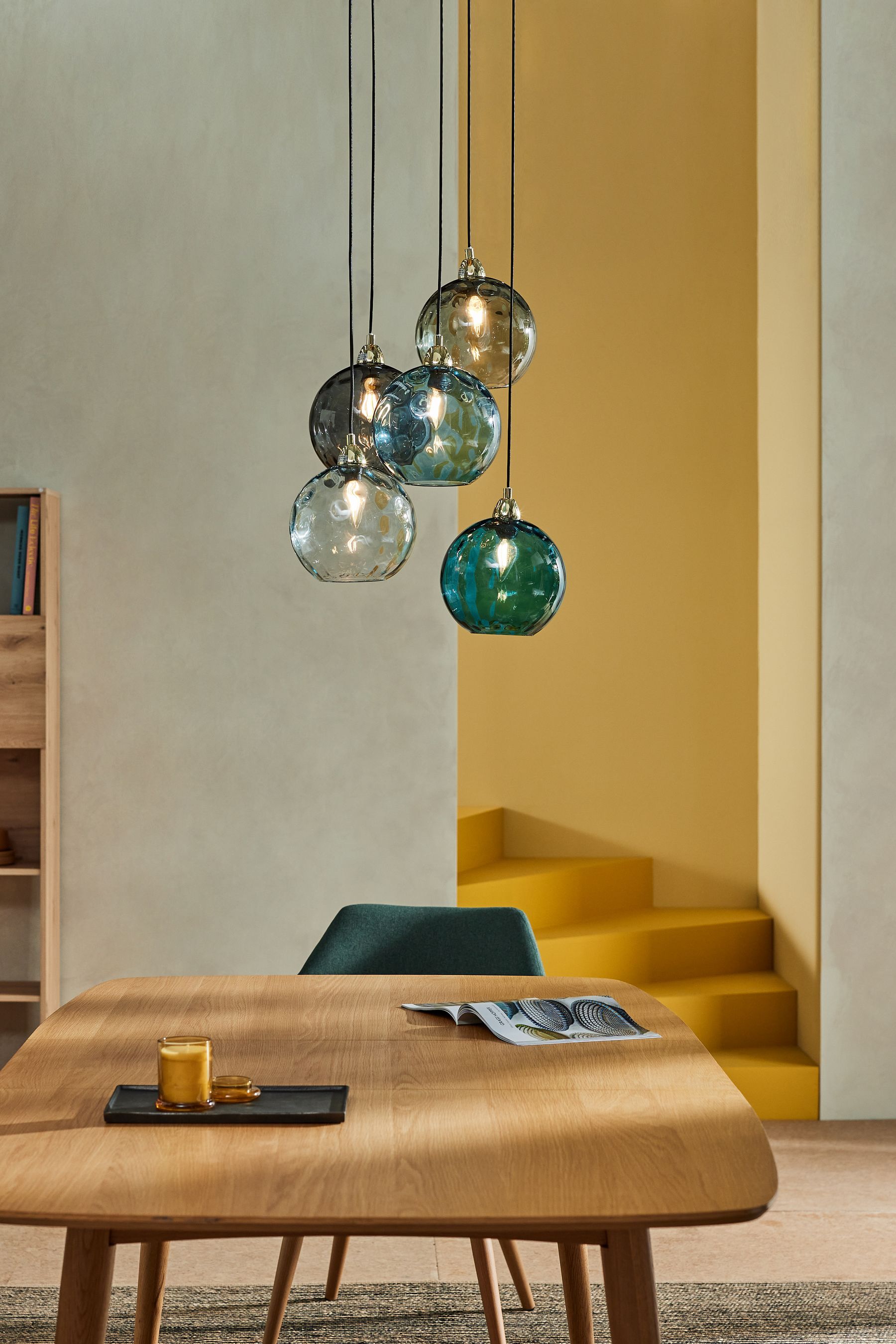 Buy MADE.COM Multi Ilaria Extra Large 5 Light Cluster Pendant Cluster ...