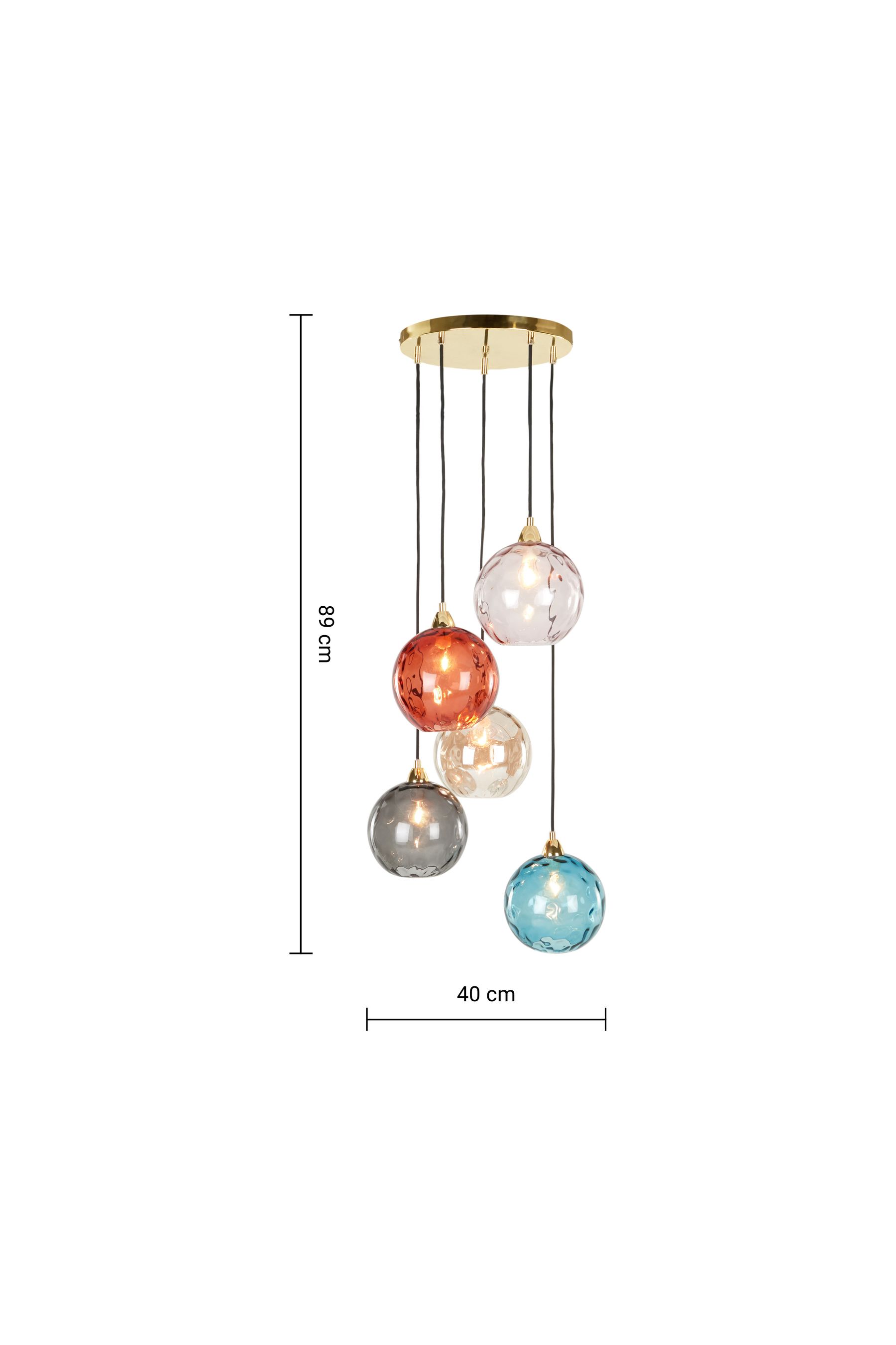Buy MADE.COM Red Multi Ilaria Cluster Light from the Next UK online shop