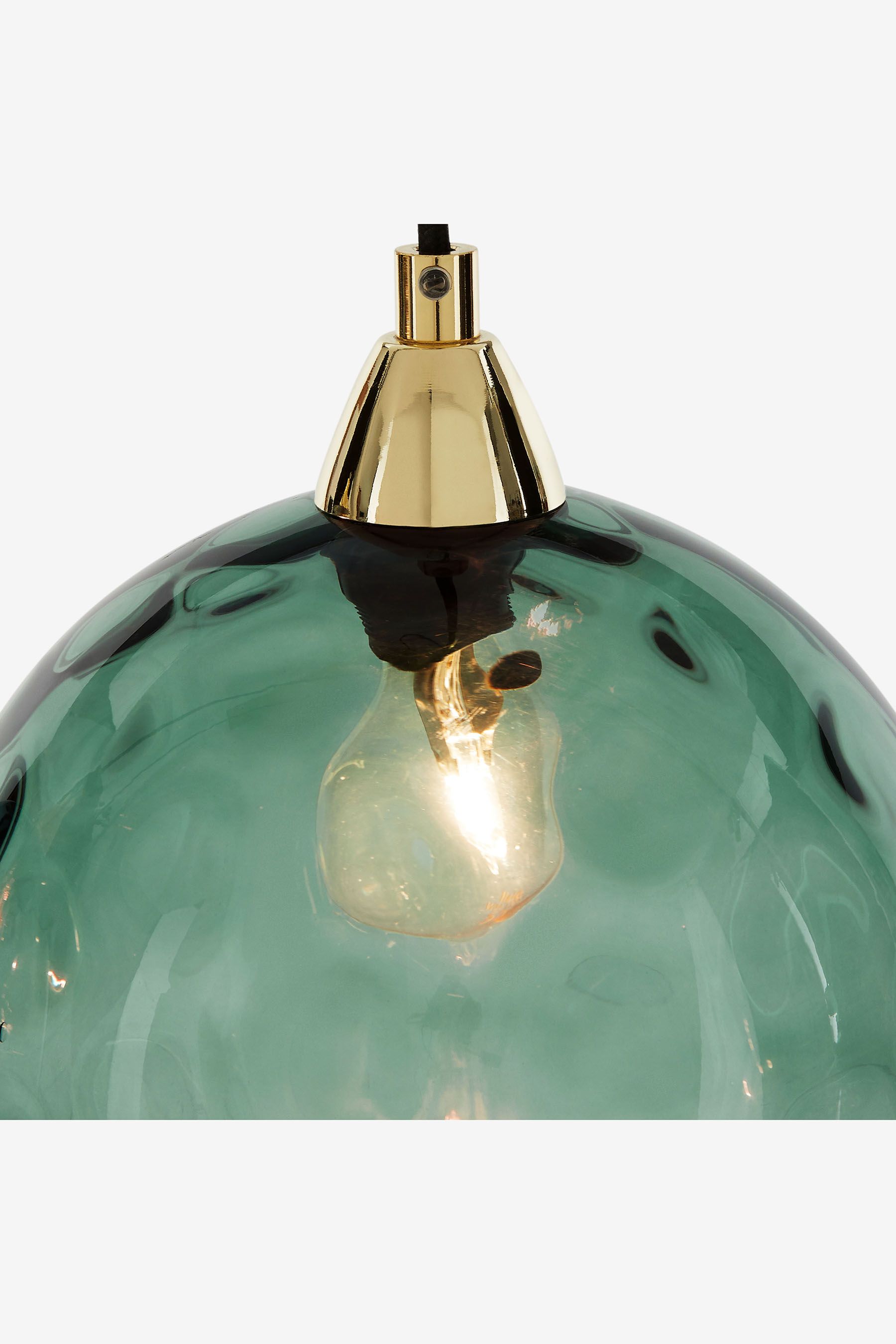 Buy MADE.COM Blue Ilaria Extra Large 3 Light Linear Pendant Bar Cluster ...