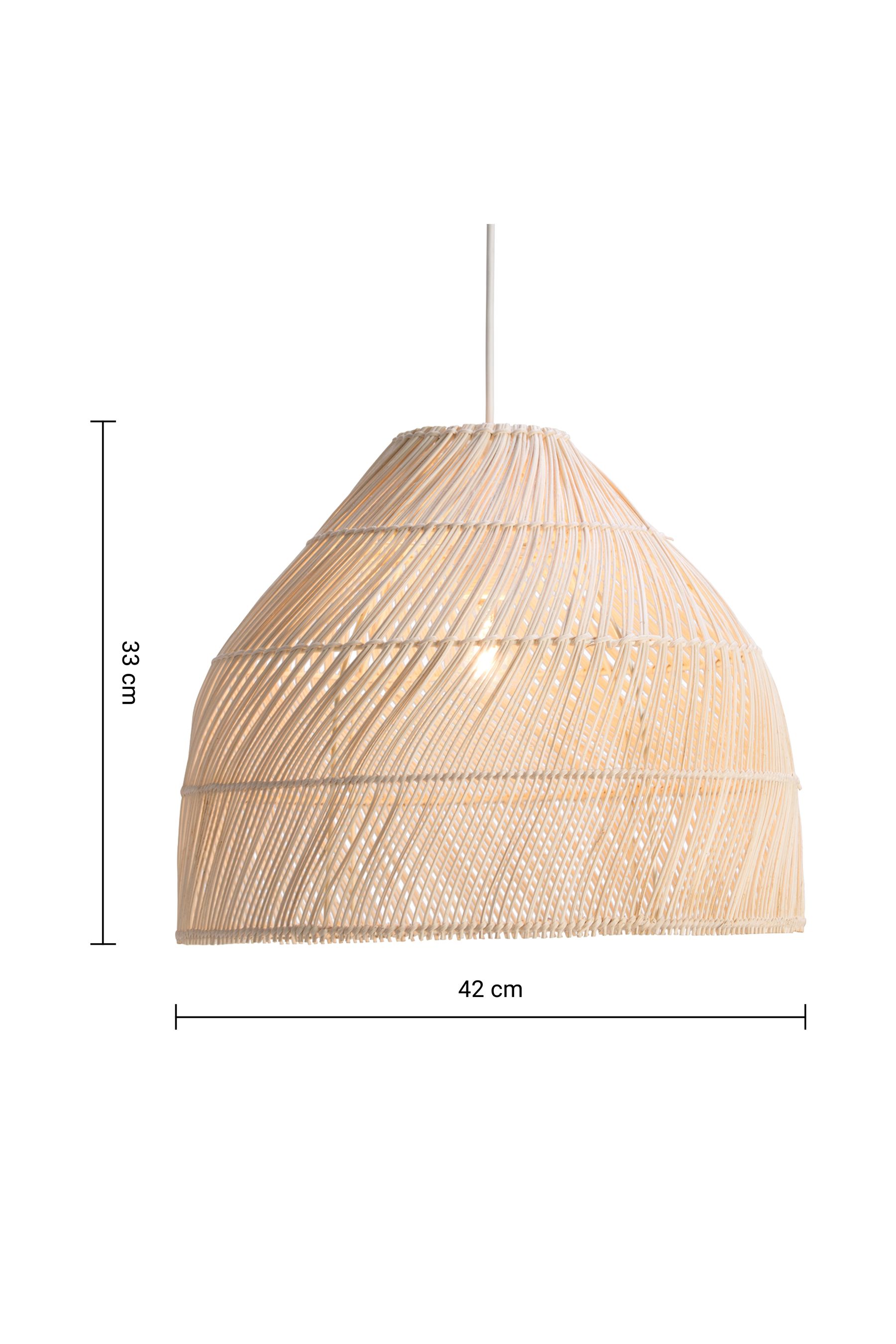 Buy MADE.COM Natural Rattan Java Small Lamp Shade from the Next UK ...
