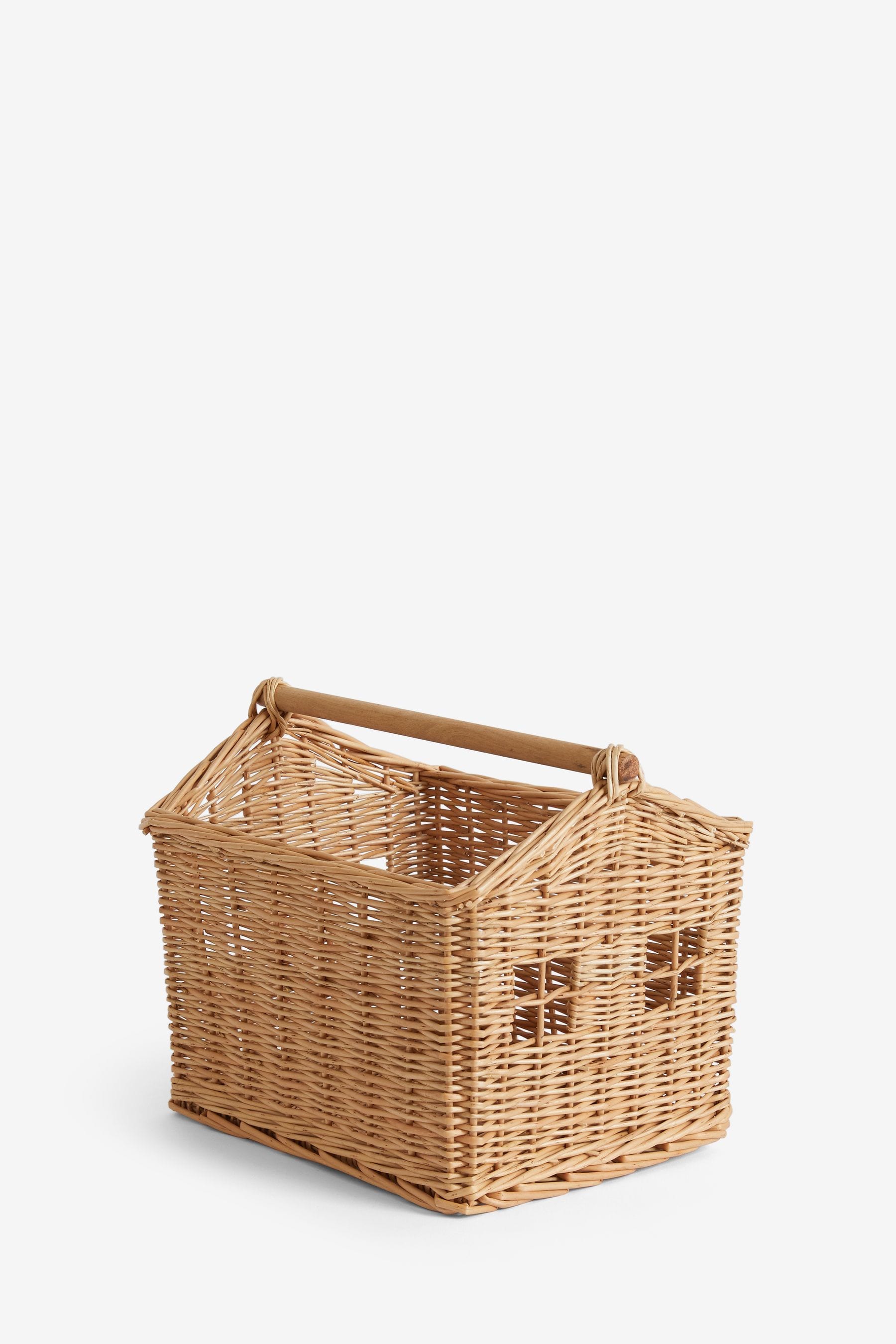 Buy Natural House Shaped Storage Basket from the Next UK online shop