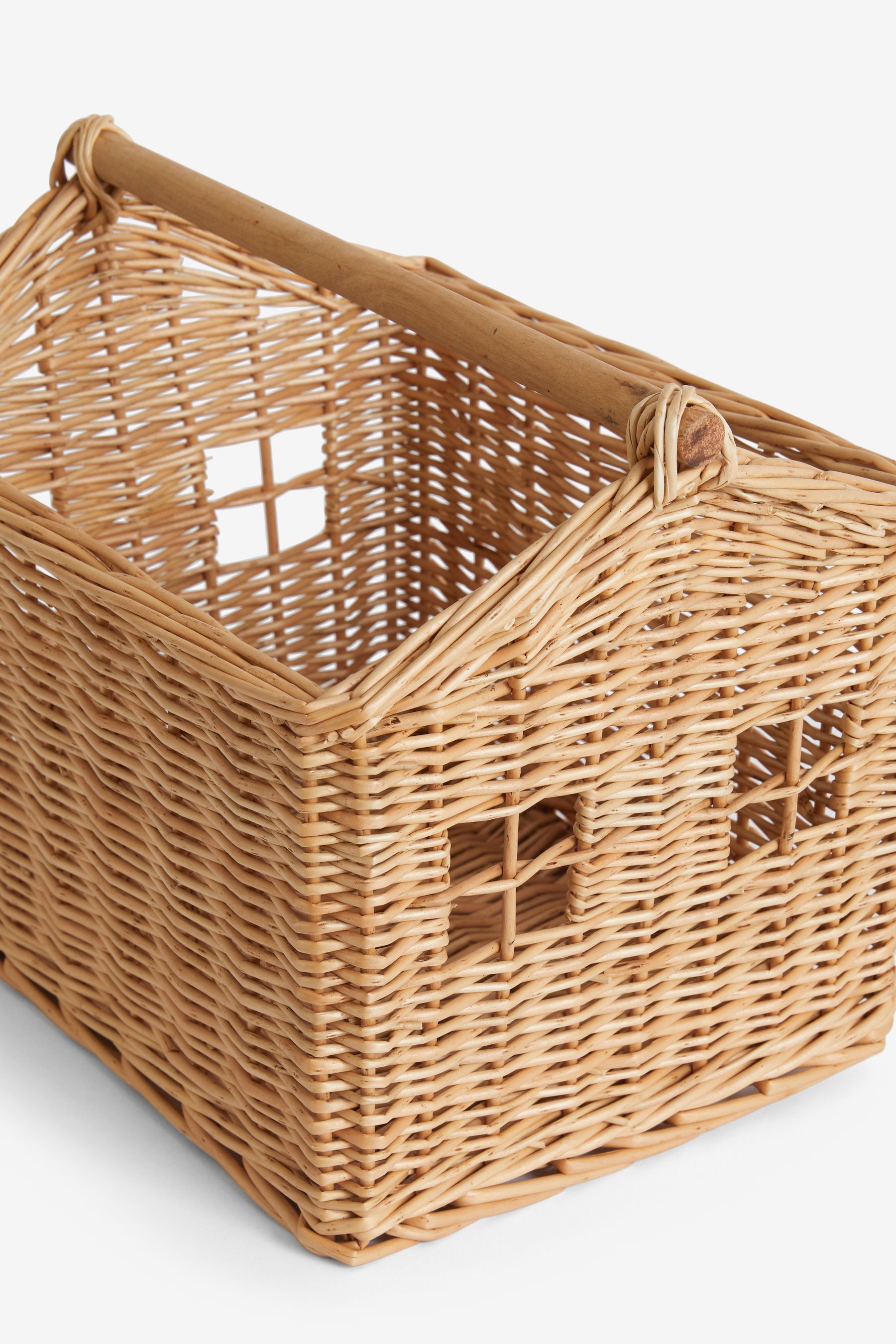 Buy Natural House Shaped Storage Basket from the Next UK online shop