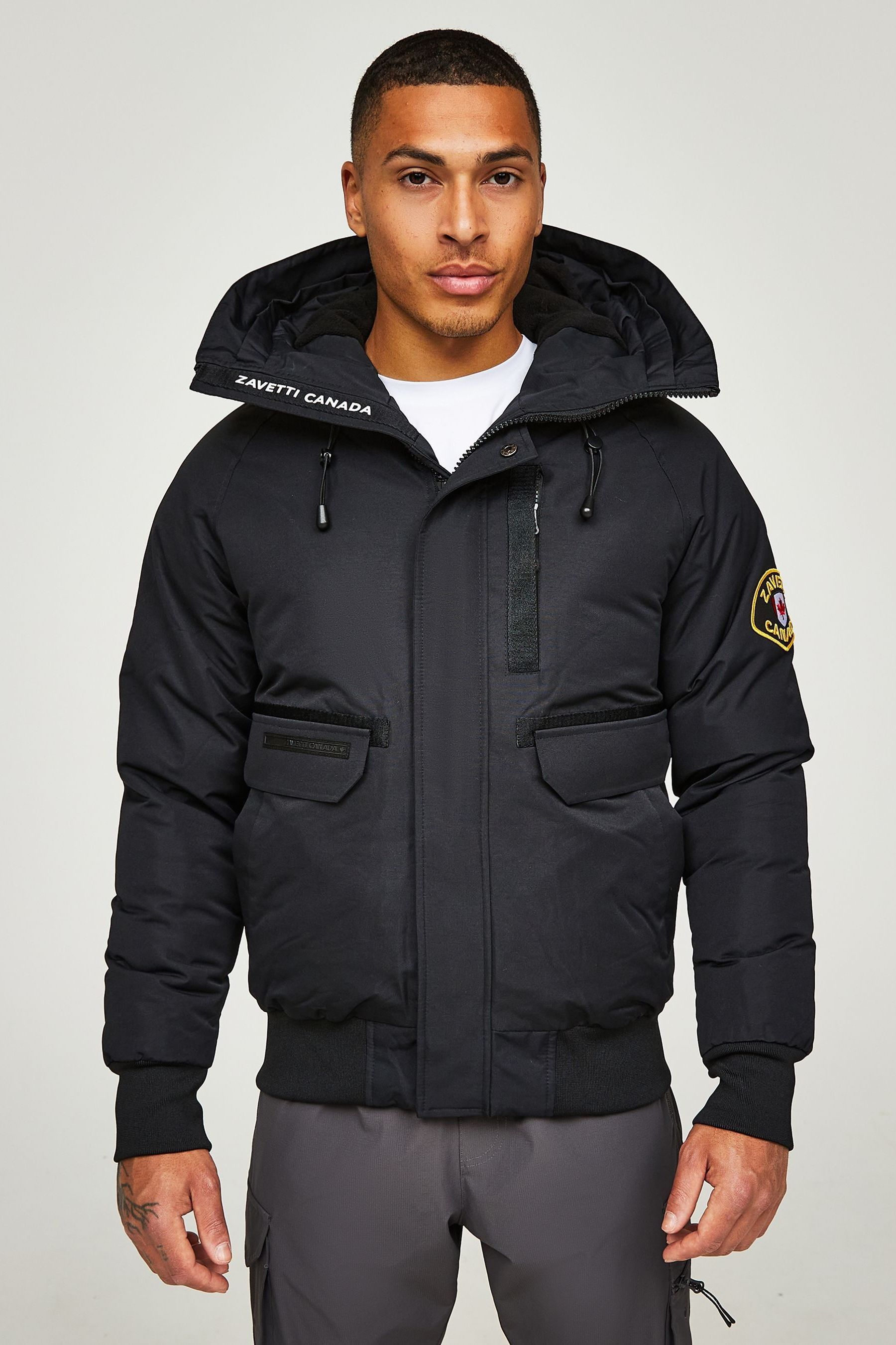 Buy Zavetti Canada Abelli 2.0 Hooded Bomber Jacket from the Next UK ...