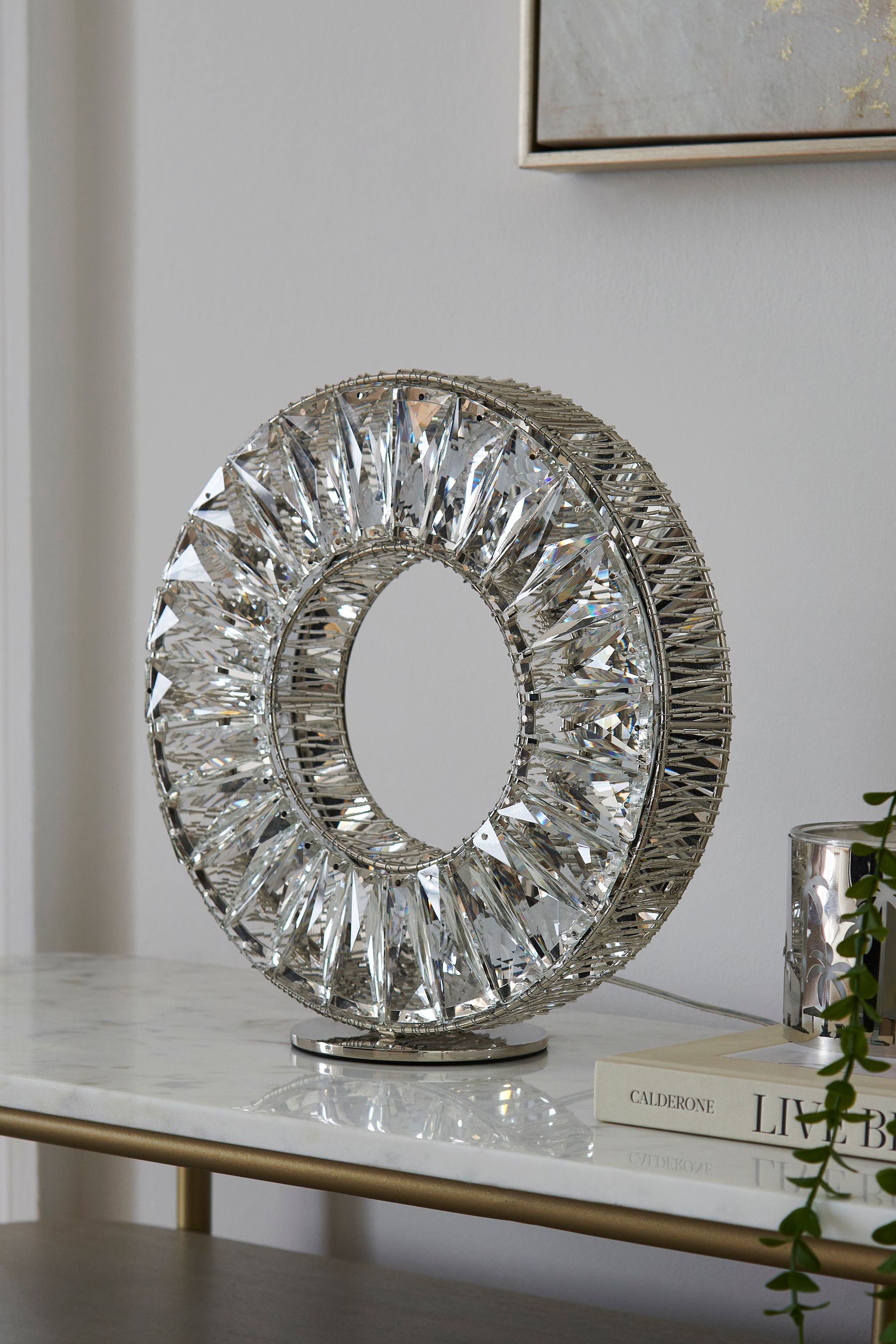 Buy Clear Aria Table Lamp from the Next UK online shop