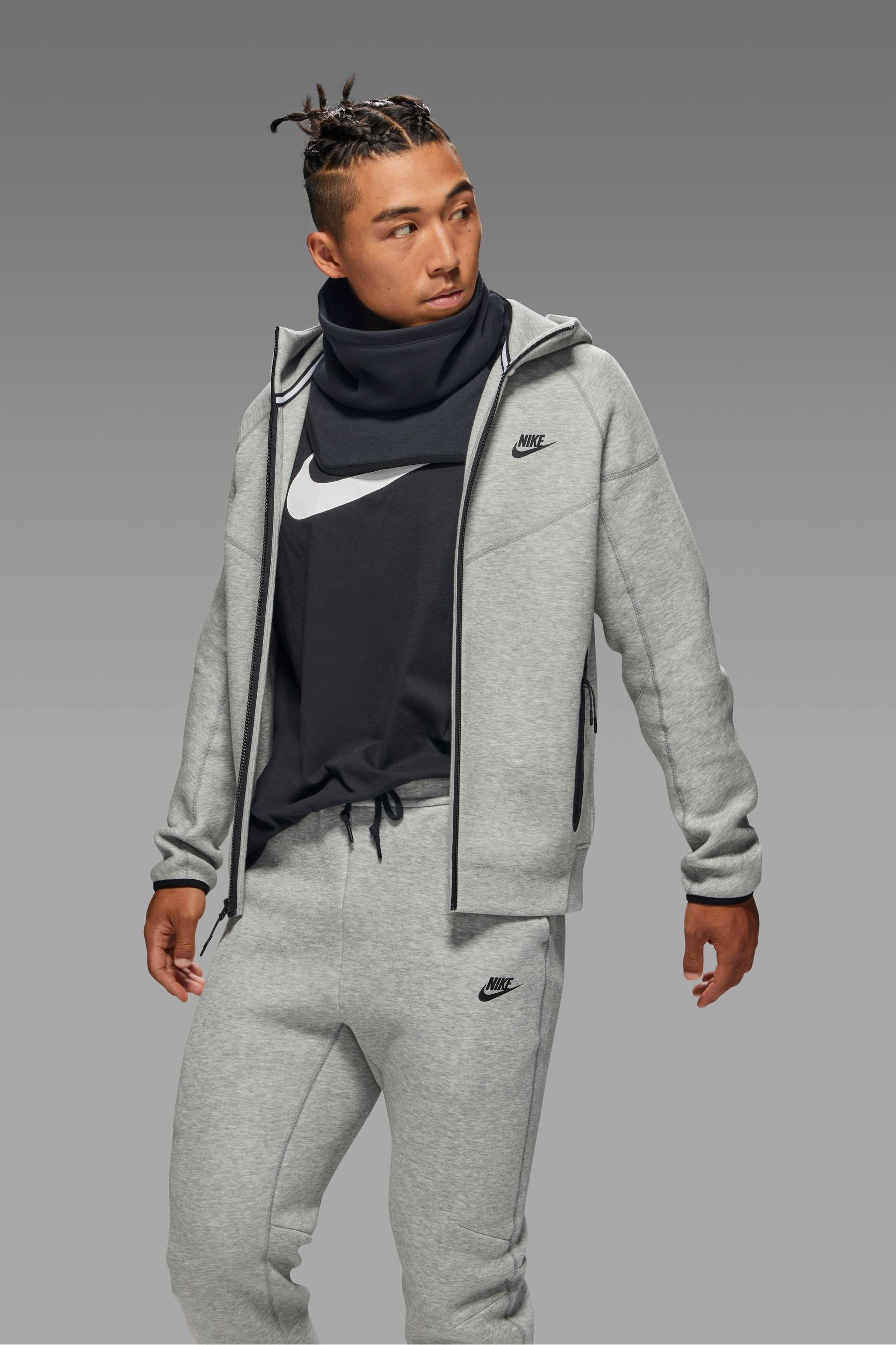 Buy Nike Black Tech Fleece Neckwarmer from the Next UK online shop