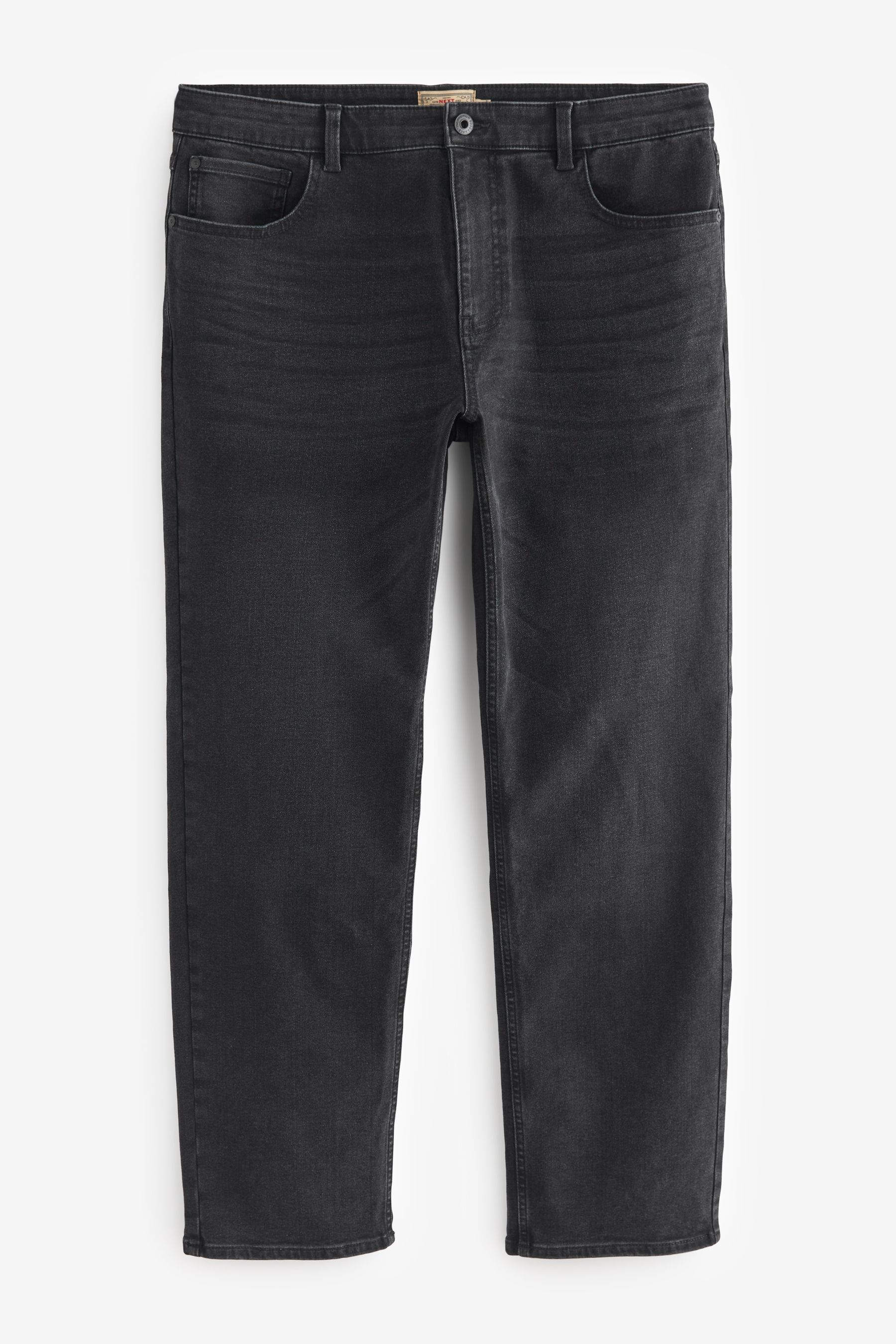 Buy Black Straight Essential Stretch Jeans from the Next UK online shop