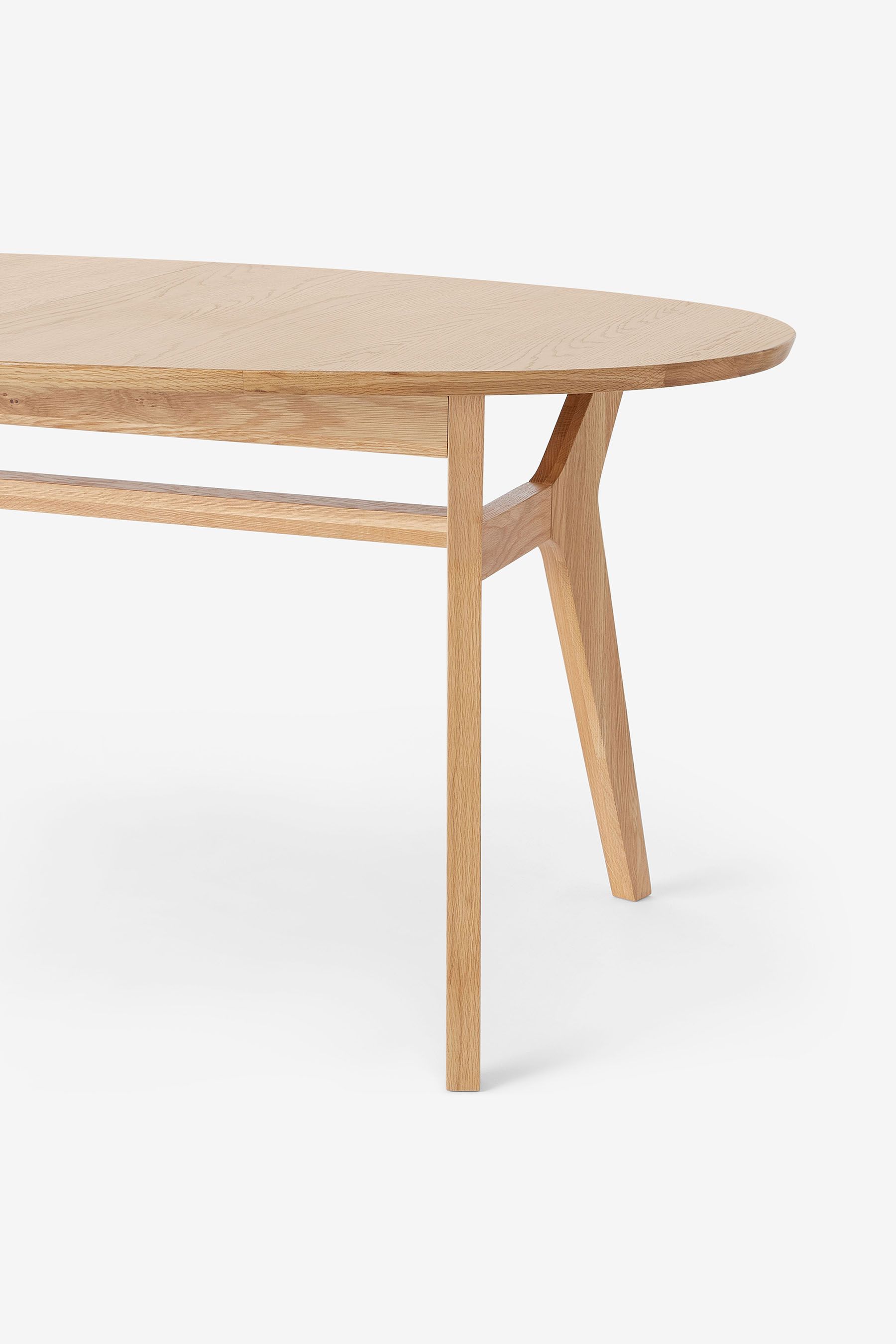 Buy MADE.COM Oak Jenson Oval Extendable 6 to 8 Seater Dining Table from ...