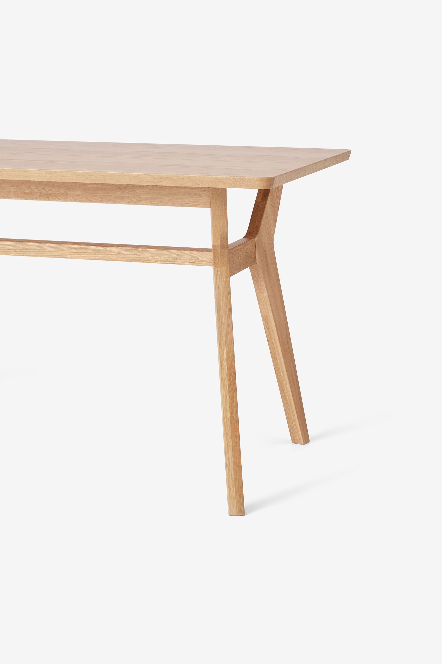 Buy MADE.COM Oak Jenson Compact Rectangular 4 to 6 Seater Dining Table ...