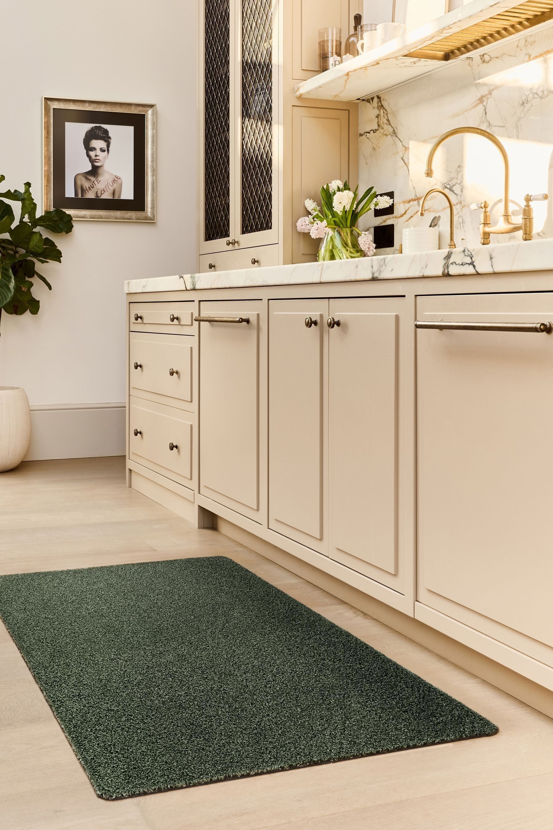 Buy Hug Rug Green Original Plains Runner from the Next UK online shop