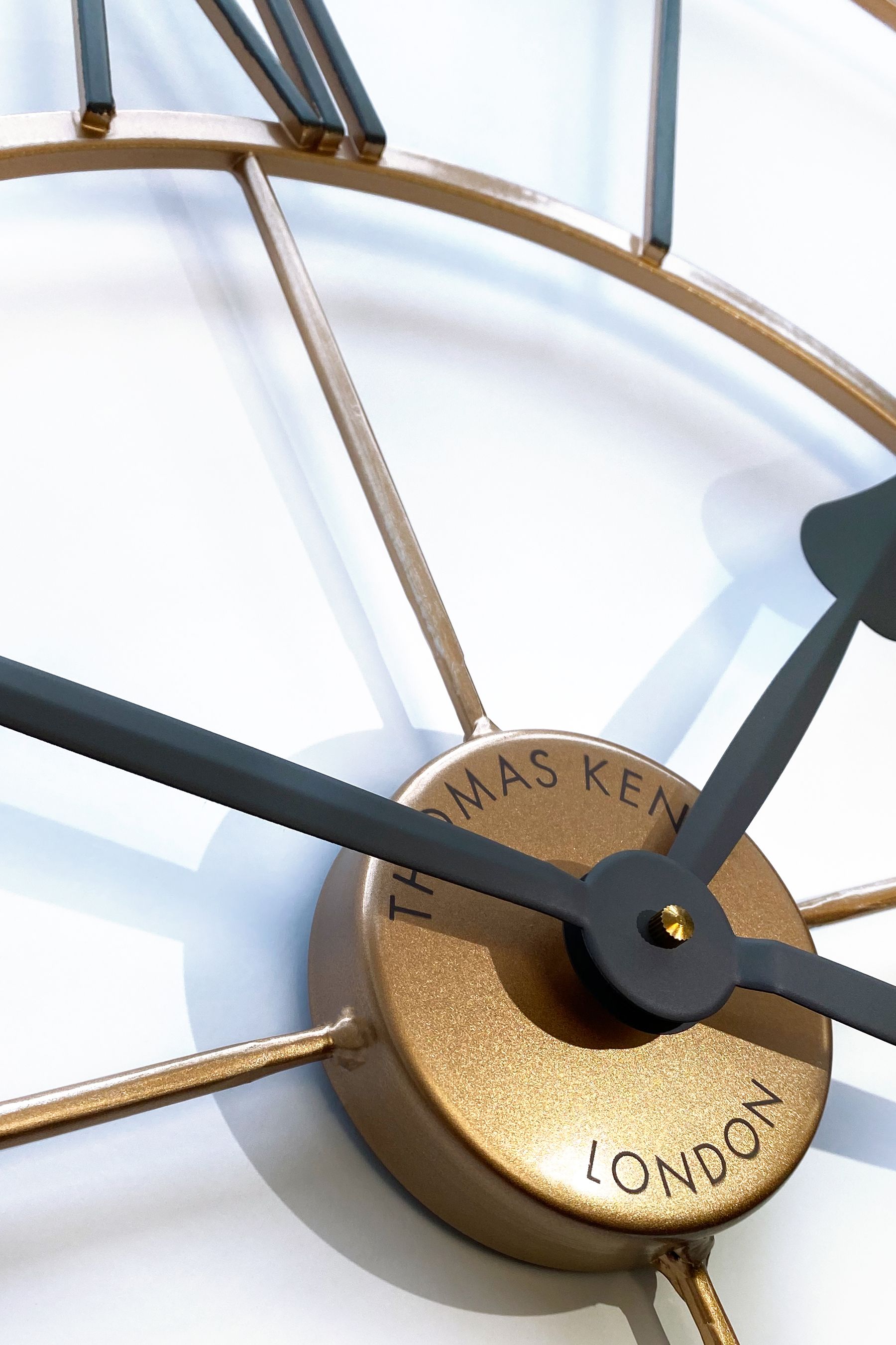 Buy Thomas Kent Clocks Copper Summer House Oversized Wall Clock from ...