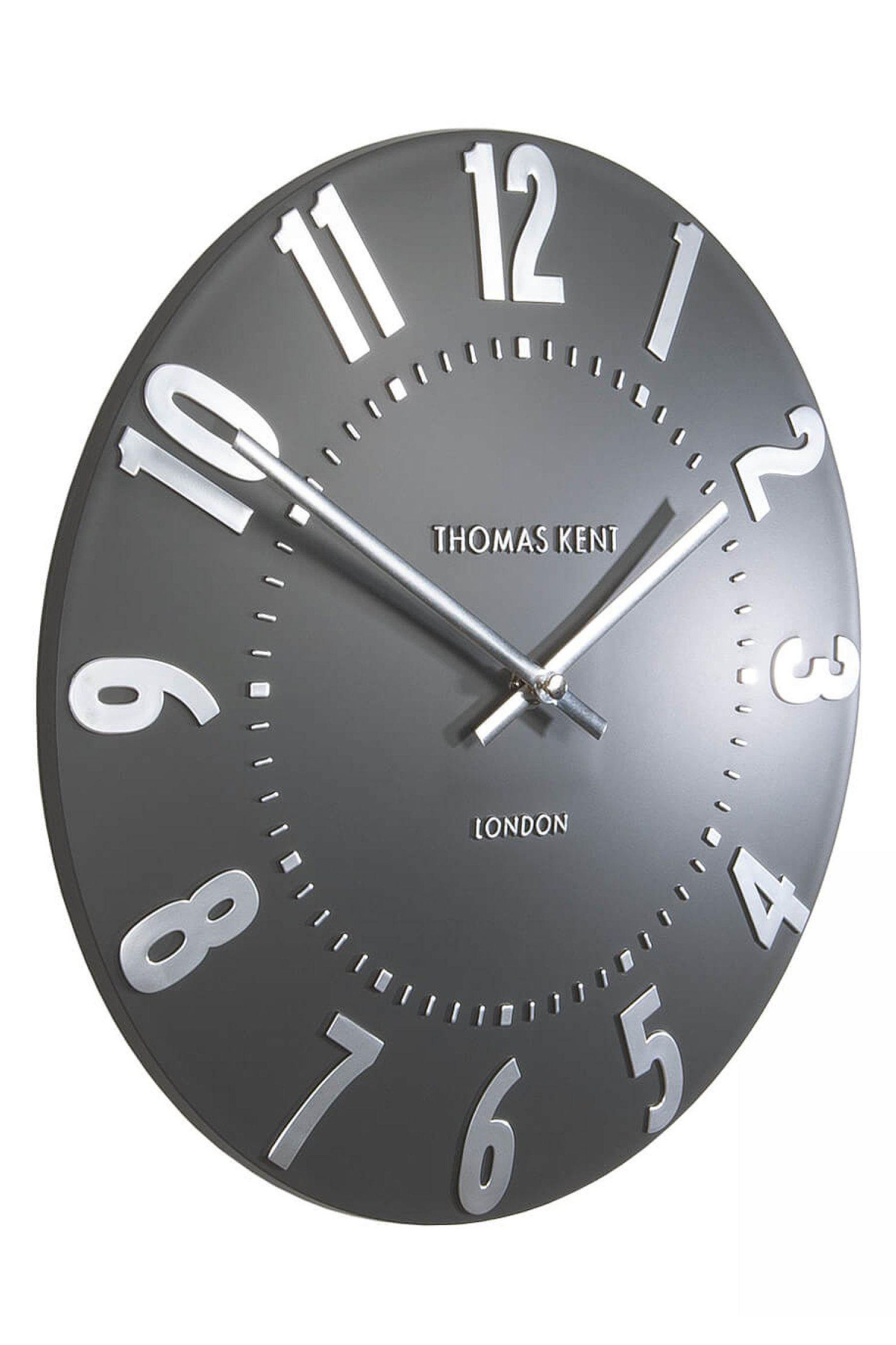 Buy Thomas Kent Clocks Grey Mulberry Small Wall Clock from the Next UK ...
