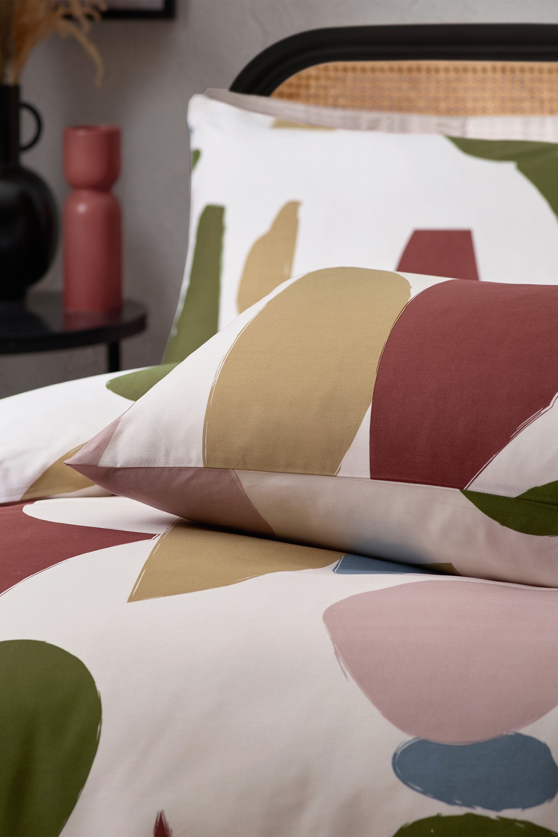 Buy HÖEM Multicolour Meta Art Deco Cotton Rich Duvet Cover and ...