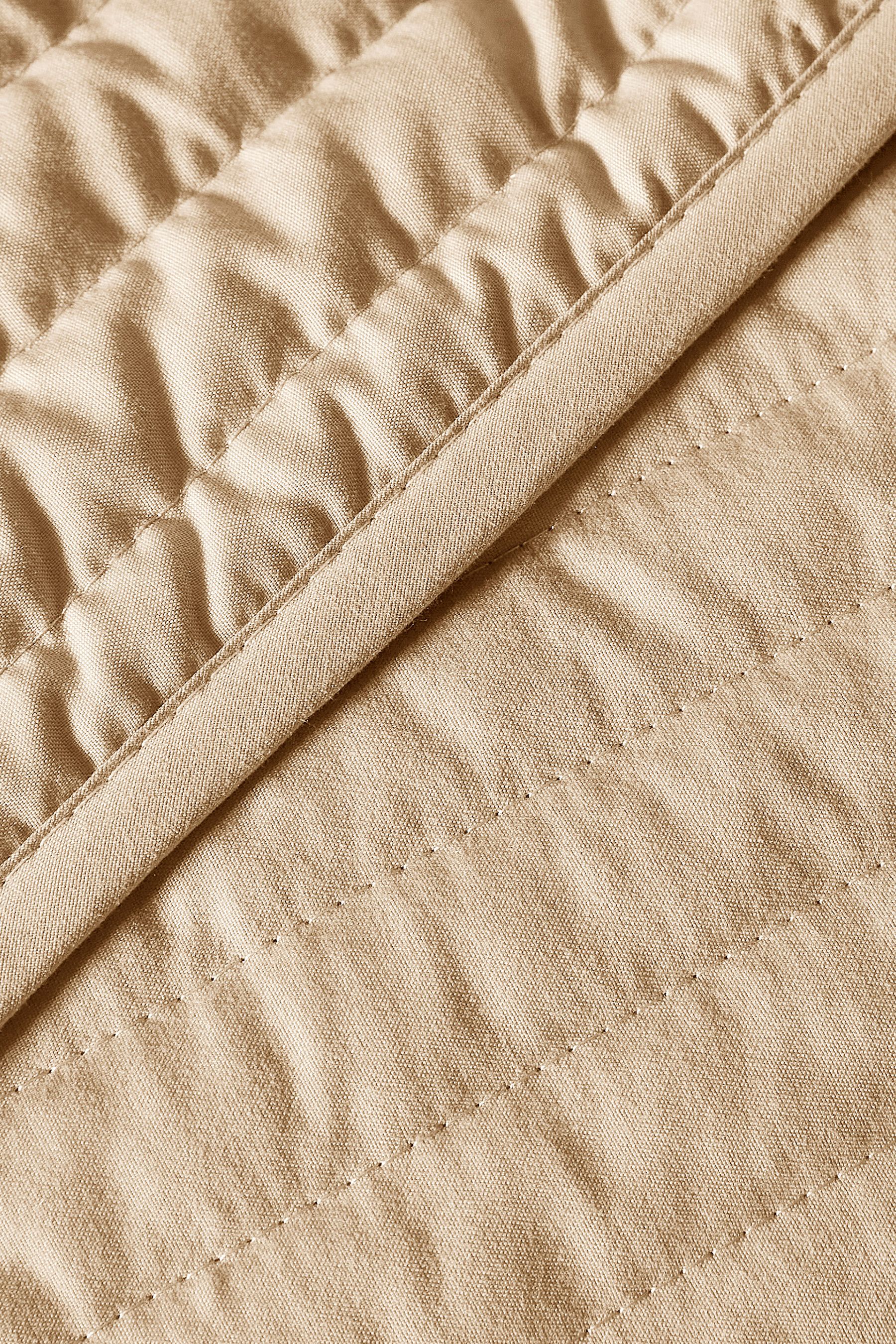 Buy Bianca Natural Quilted Lines Bedspread from the Next UK online shop