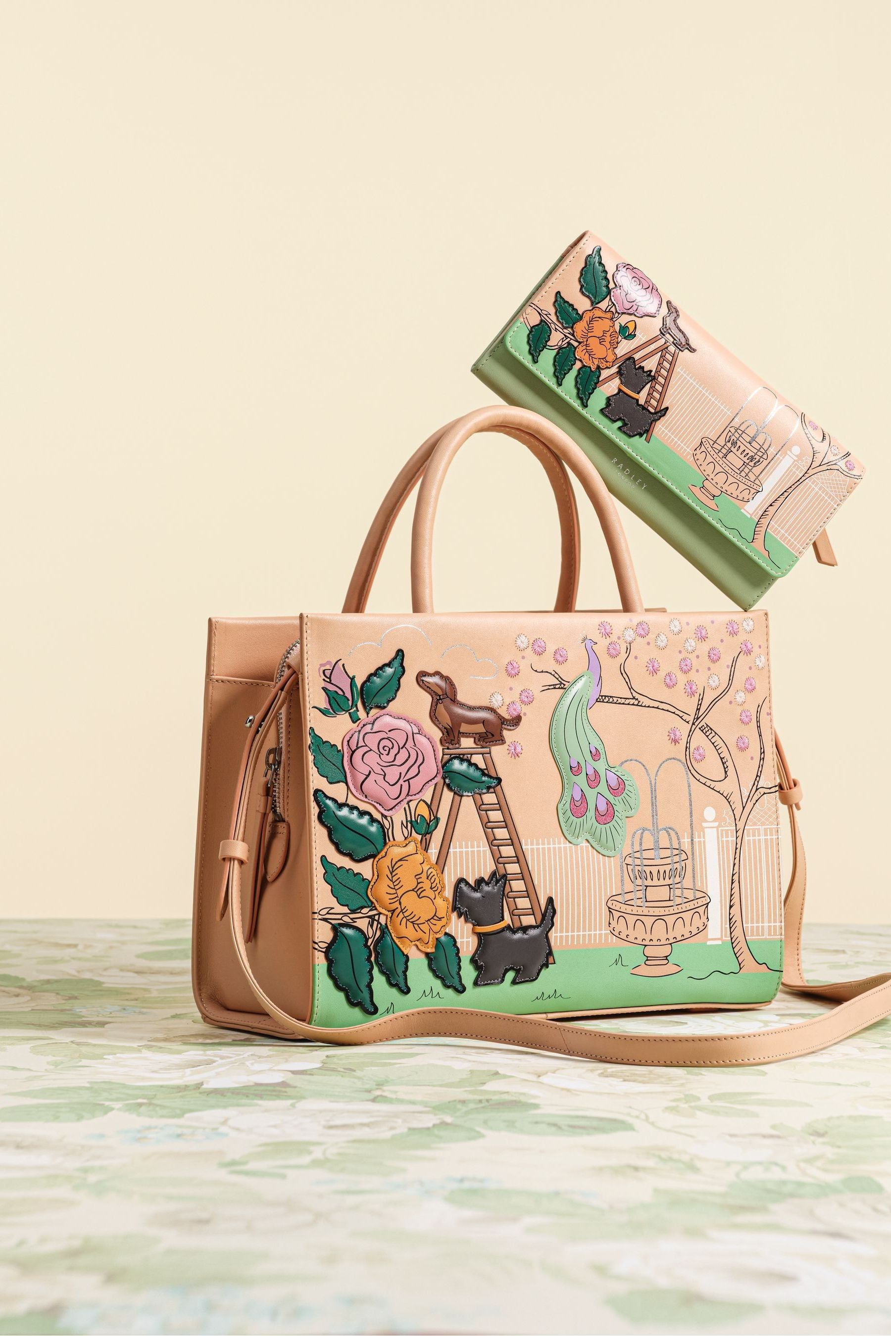 Buy Radley London Pink Medium Life Is Rosy Zip-Top Multiway Bag from ...