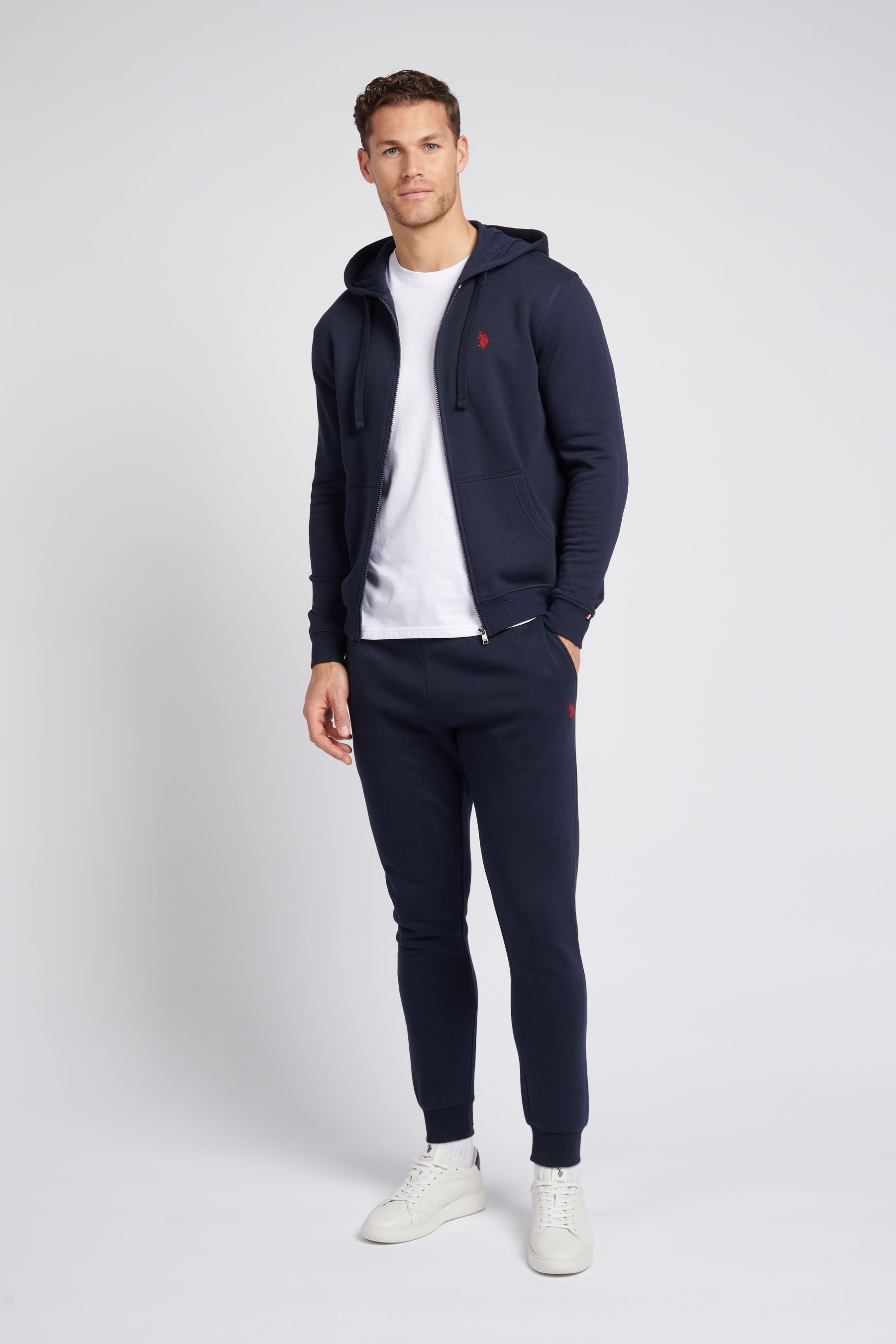 Buy U.S. Polo Assn. Mens Classic Fit Double Horsemen Zip Hoodie from ...