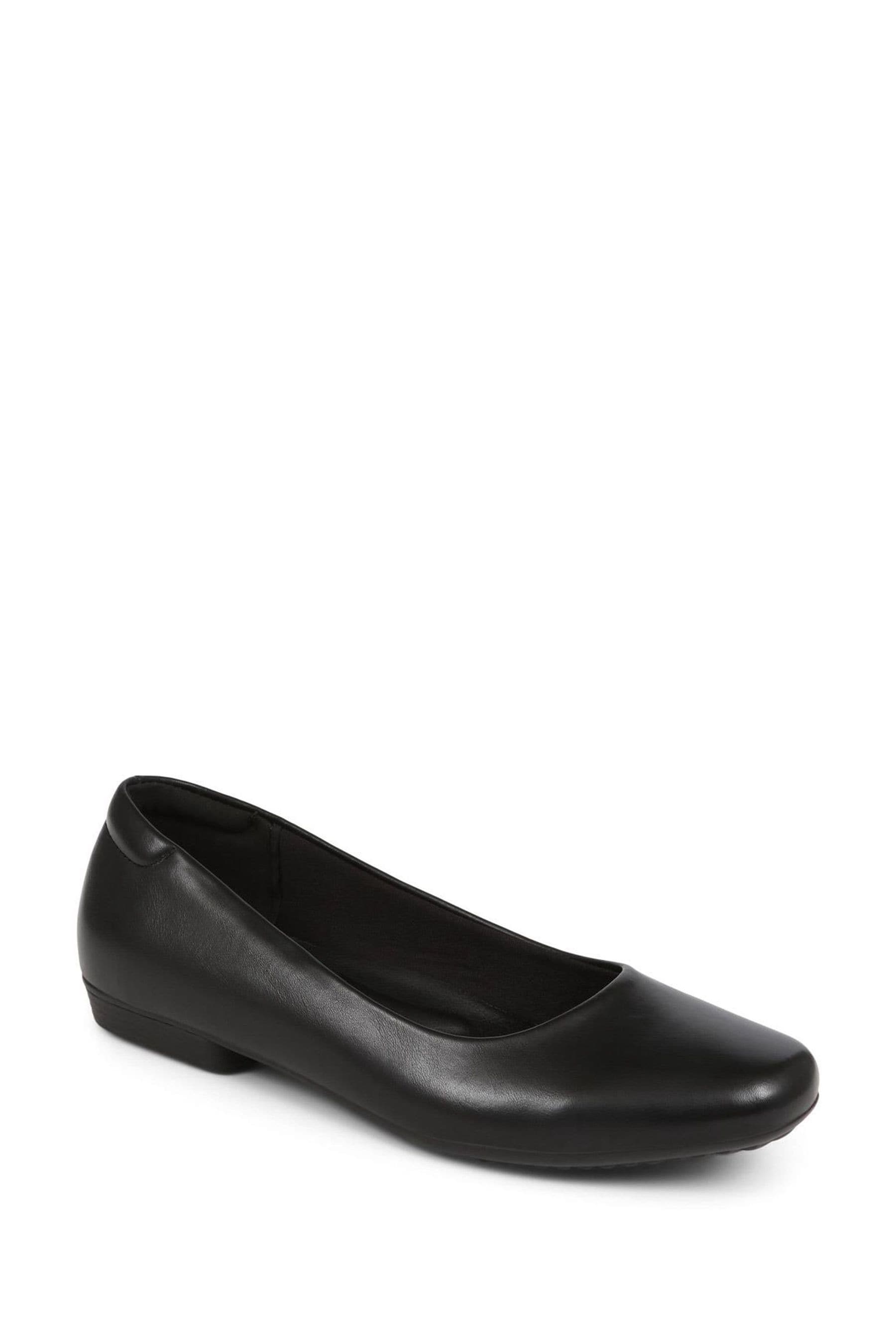 Buy Pavers Pointed Toe Ballet Black Flats from the Next UK online shop