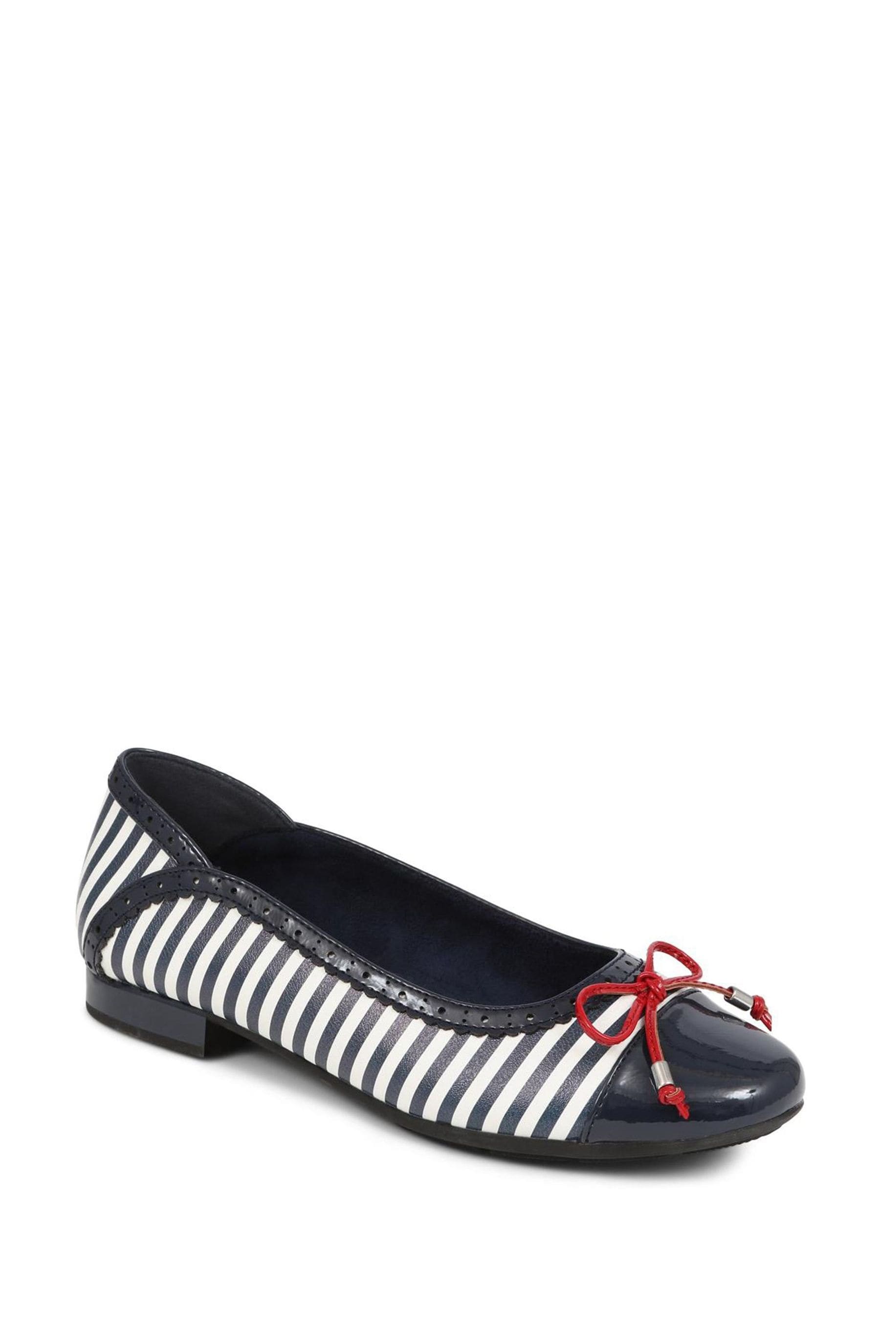 Buy Pavers Blue Patterned Ballet Flats from the Next UK online shop