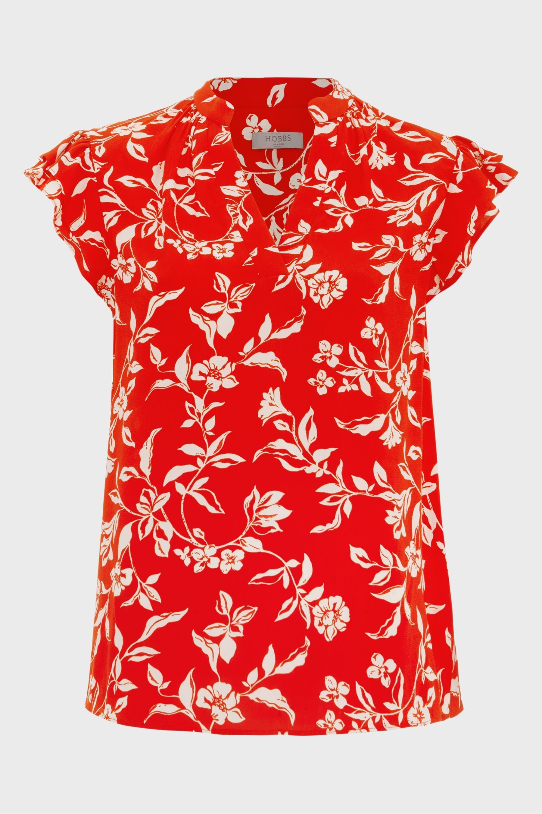 Buy Hobbs Red Cleo Top from the Next UK online shop