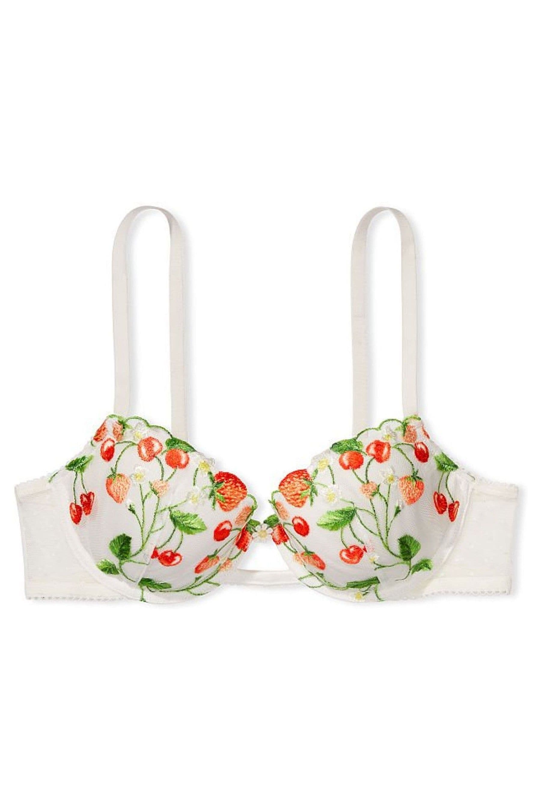 Buy Victoria's Secret Embroidered Lightly Lined Demi Bra from the ...