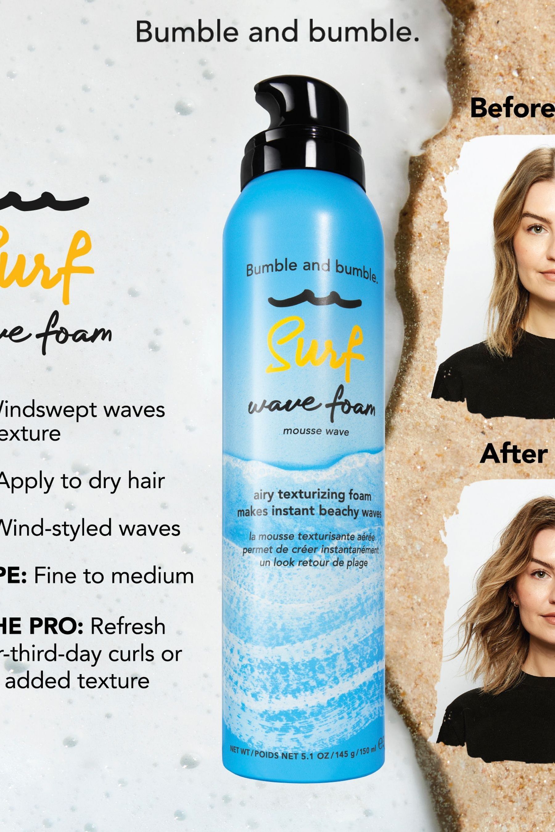 Buy Bumble and bumble Surf Wave Foam 60ml from the Next UK online shop
