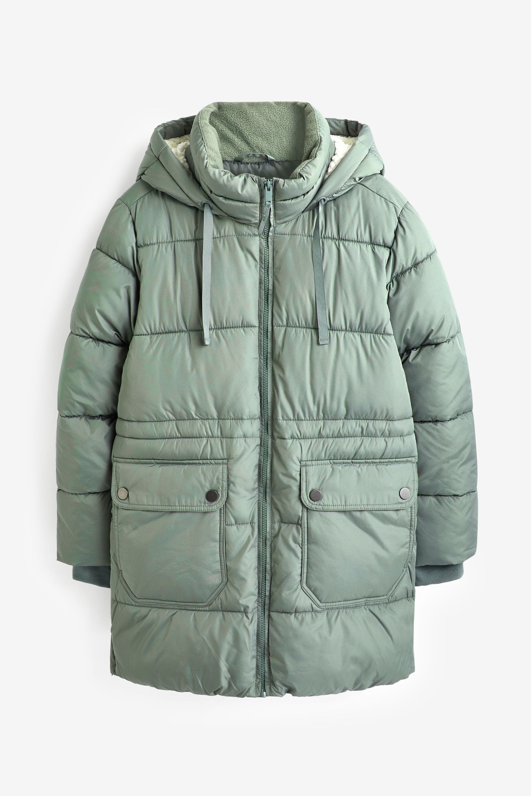 Buy Gap Green Puffer Coat from Next Ireland