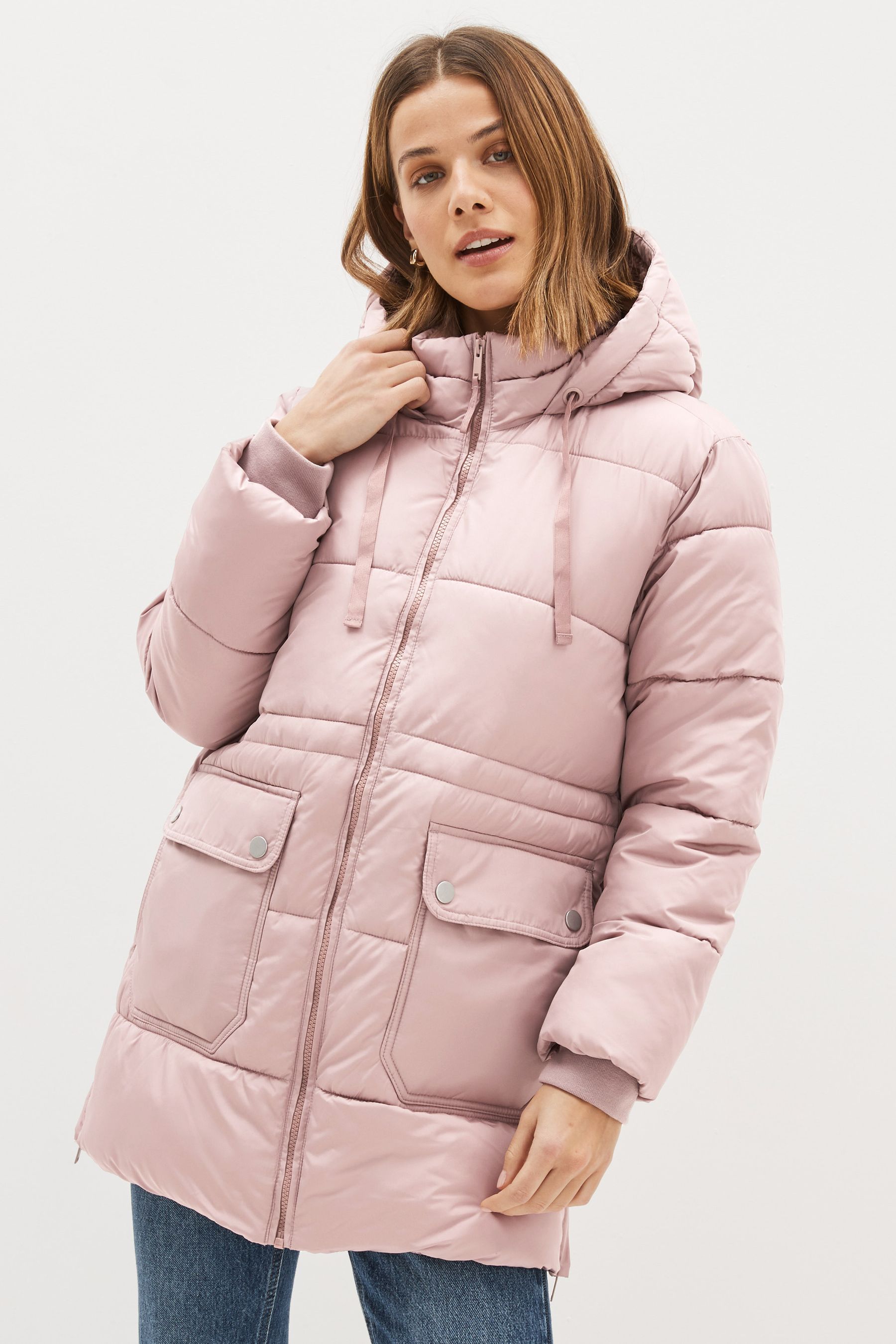 Buy Gap Pink Puffer Coat from Next Ireland
