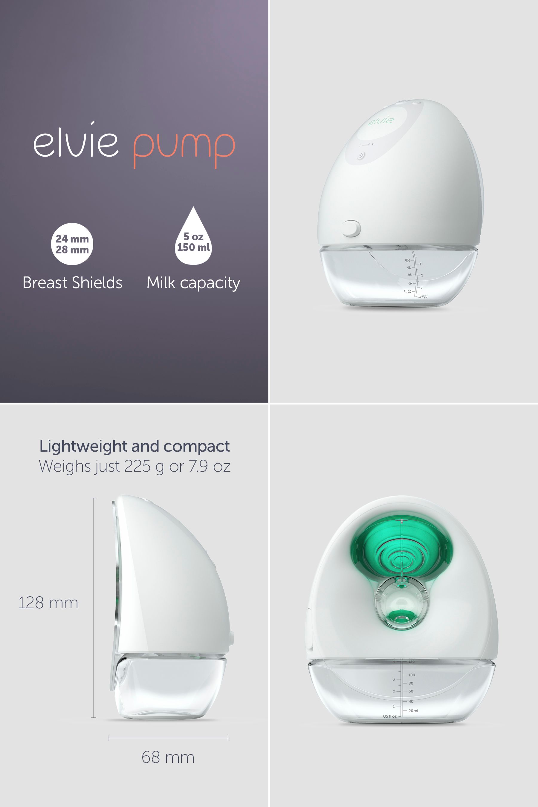 Buy Elvie Pump Single Wearable, Electric Breast Pump from the Next UK ...