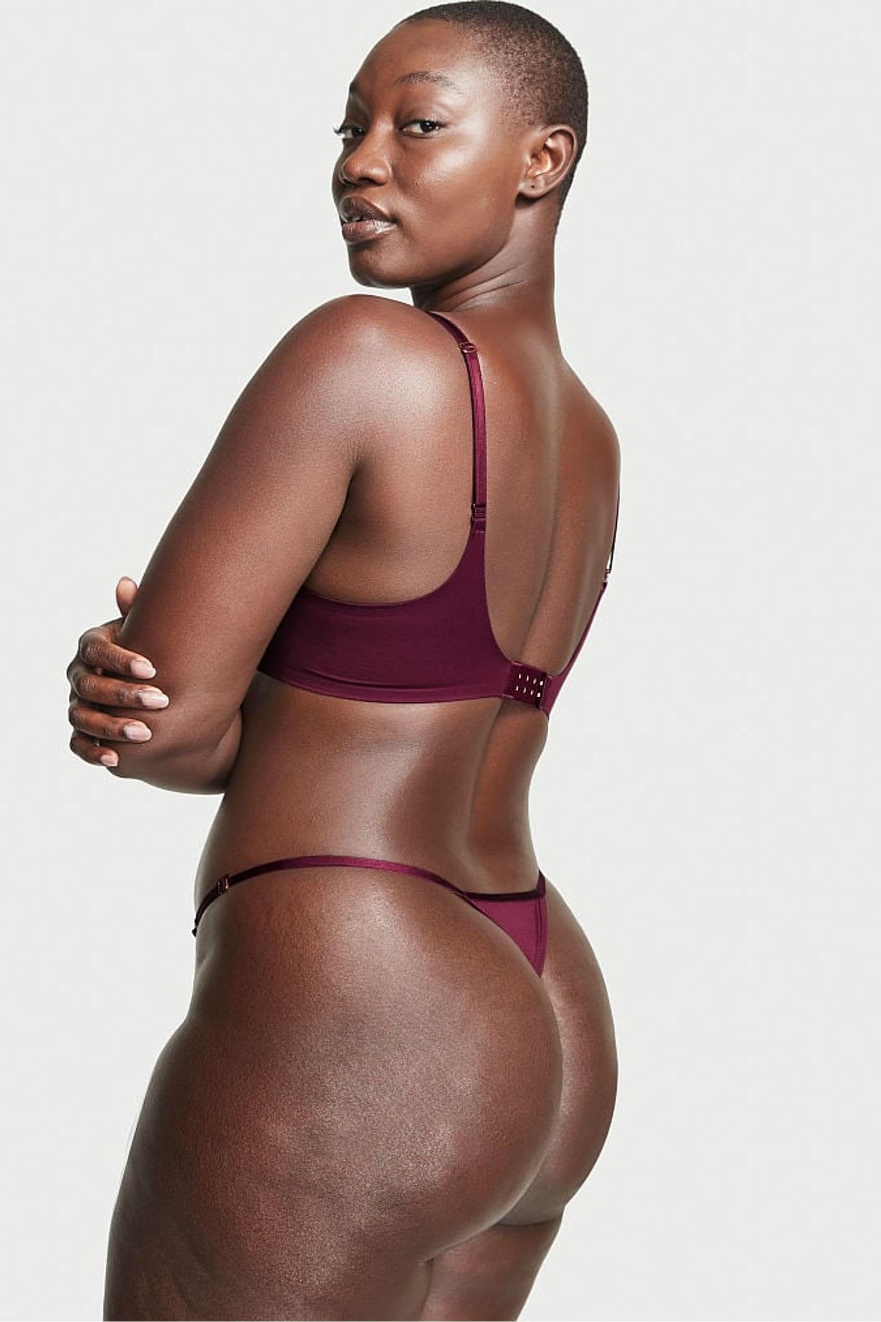 Buy Victoria S Secret Kir Red Smooth Thong Knickers From The Next Uk