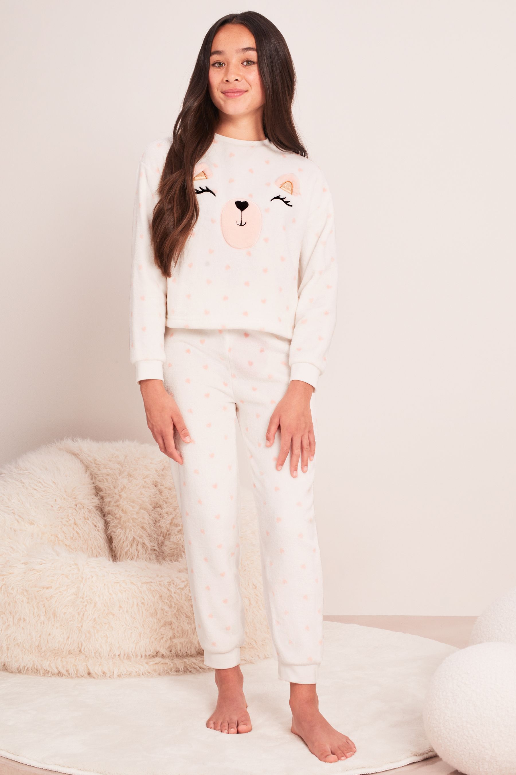 Buy Lipsy Cosy Fleece Novelty Pyjamas from Next Ireland