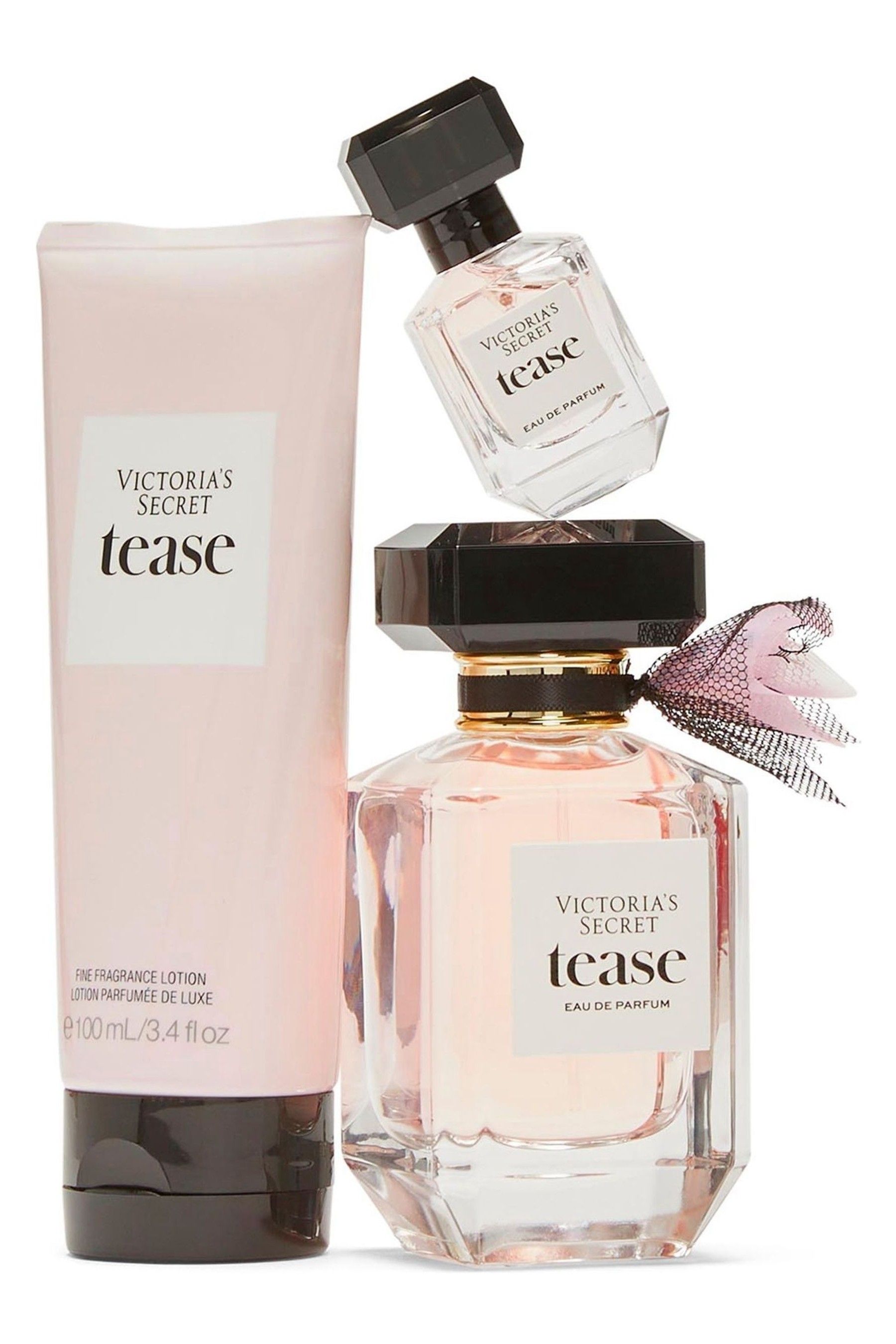 Buy Victoria's Secret Tease Eau de Parfum 3 Piece Fragrance Gift Set ...