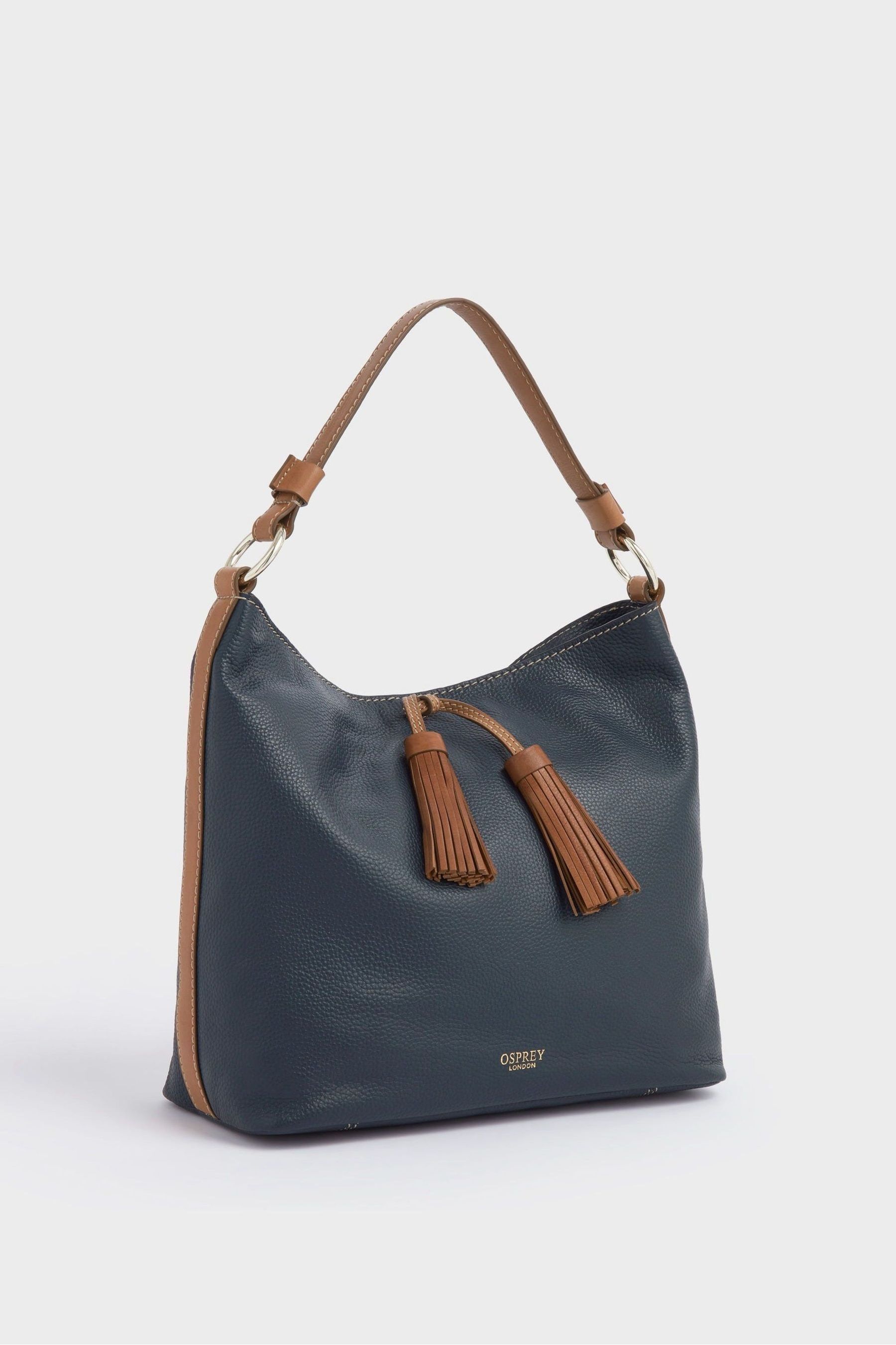 Buy Osprey London The Savanna Leather Hobo Bag from the Next UK online shop