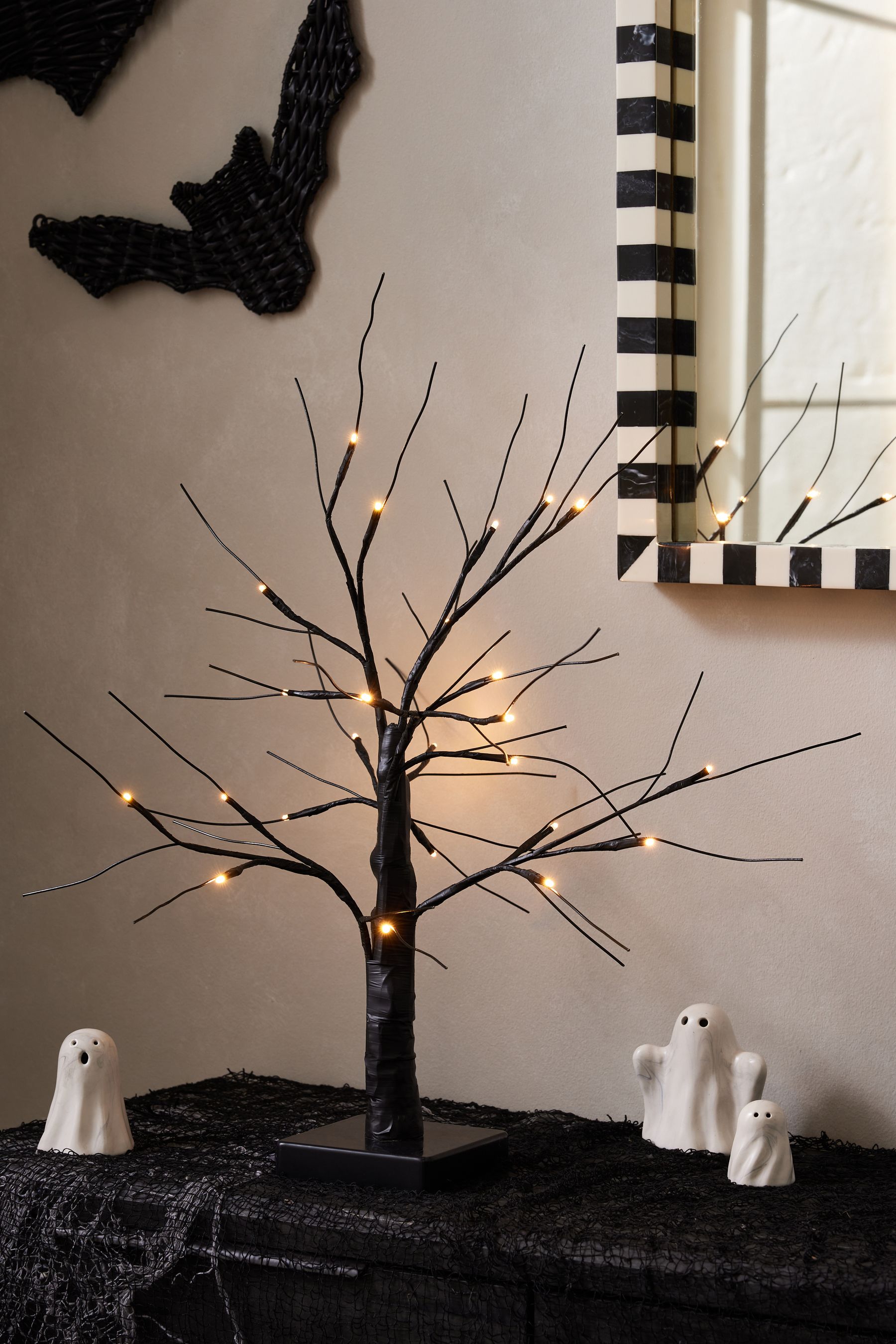 Buy Black Decorative Lit Twig Tree from the Next UK online shop