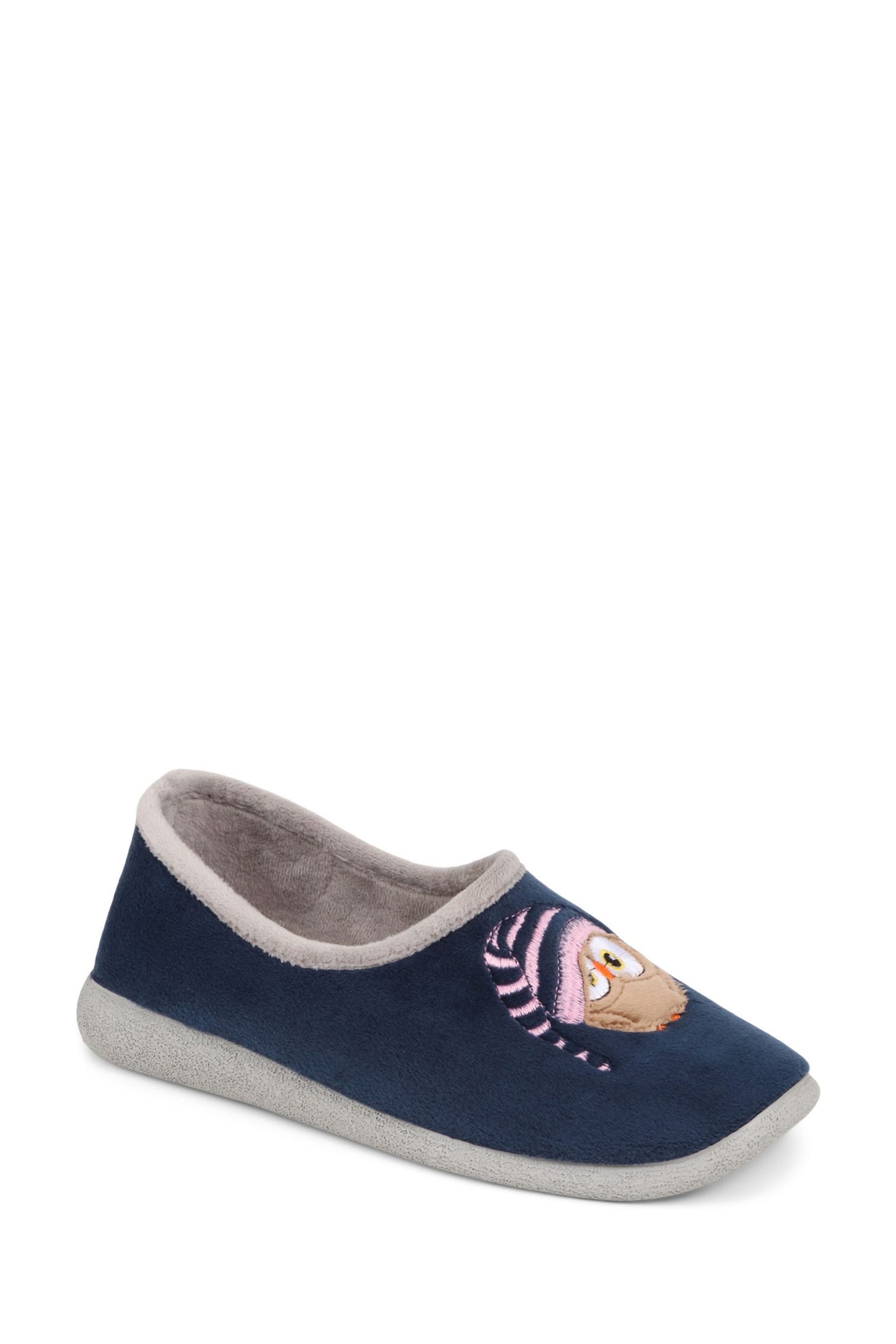 Buy Pavers Ladies Blue Slippers from the Next UK online shop