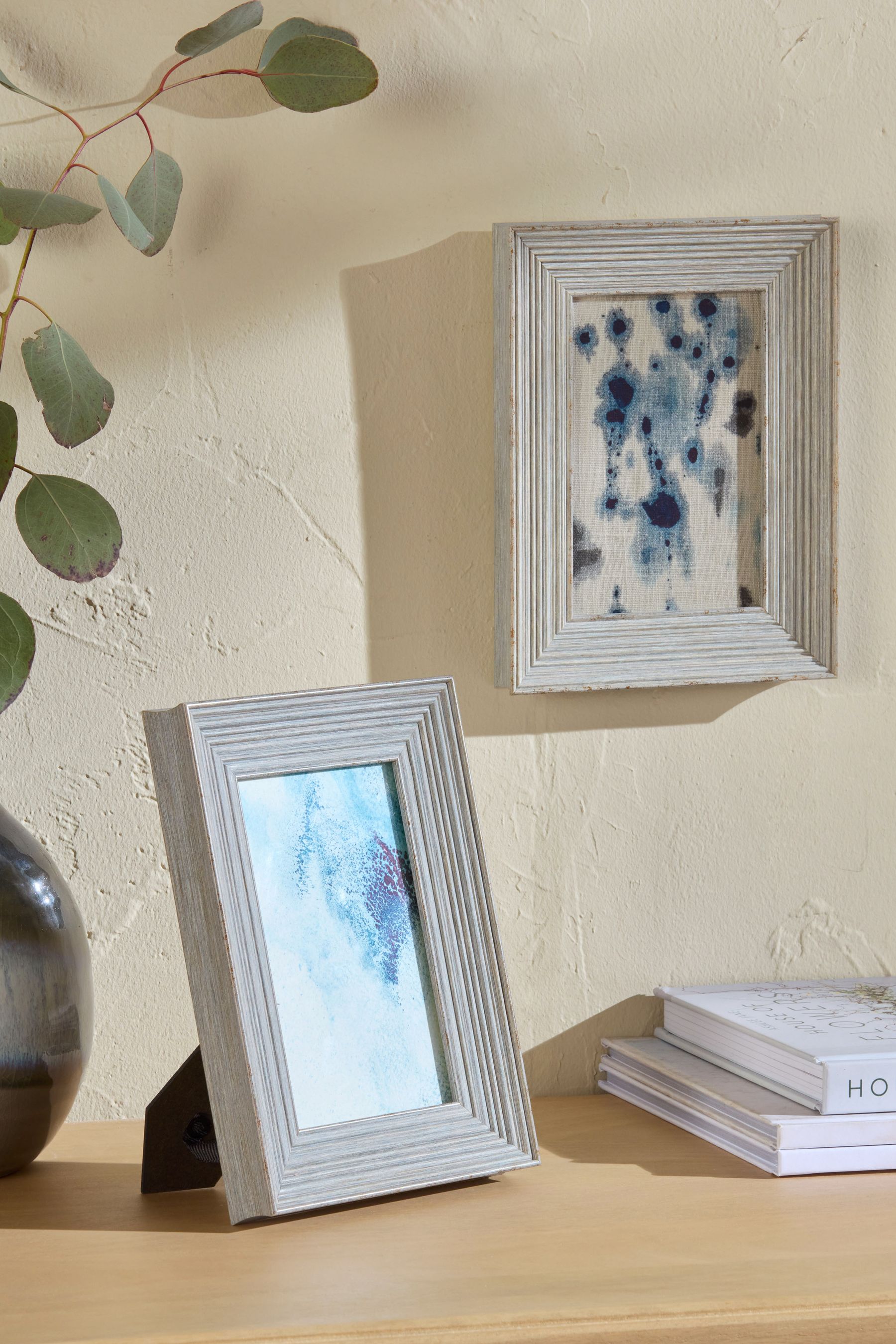 Buy Set of 2 Grey Distressed Wood Effect Photo Frames from the Next UK ...