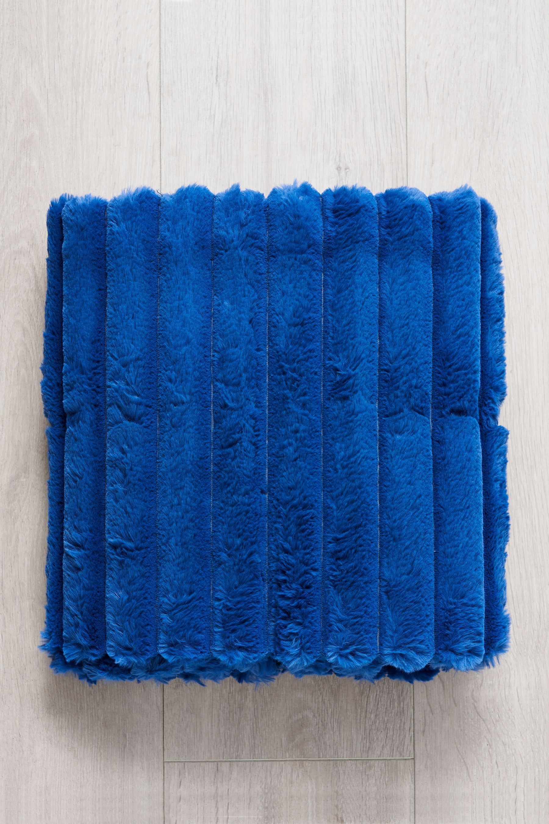 Buy BHS Cobalt Blue Jumbo Cord Throw from the Next UK online shop