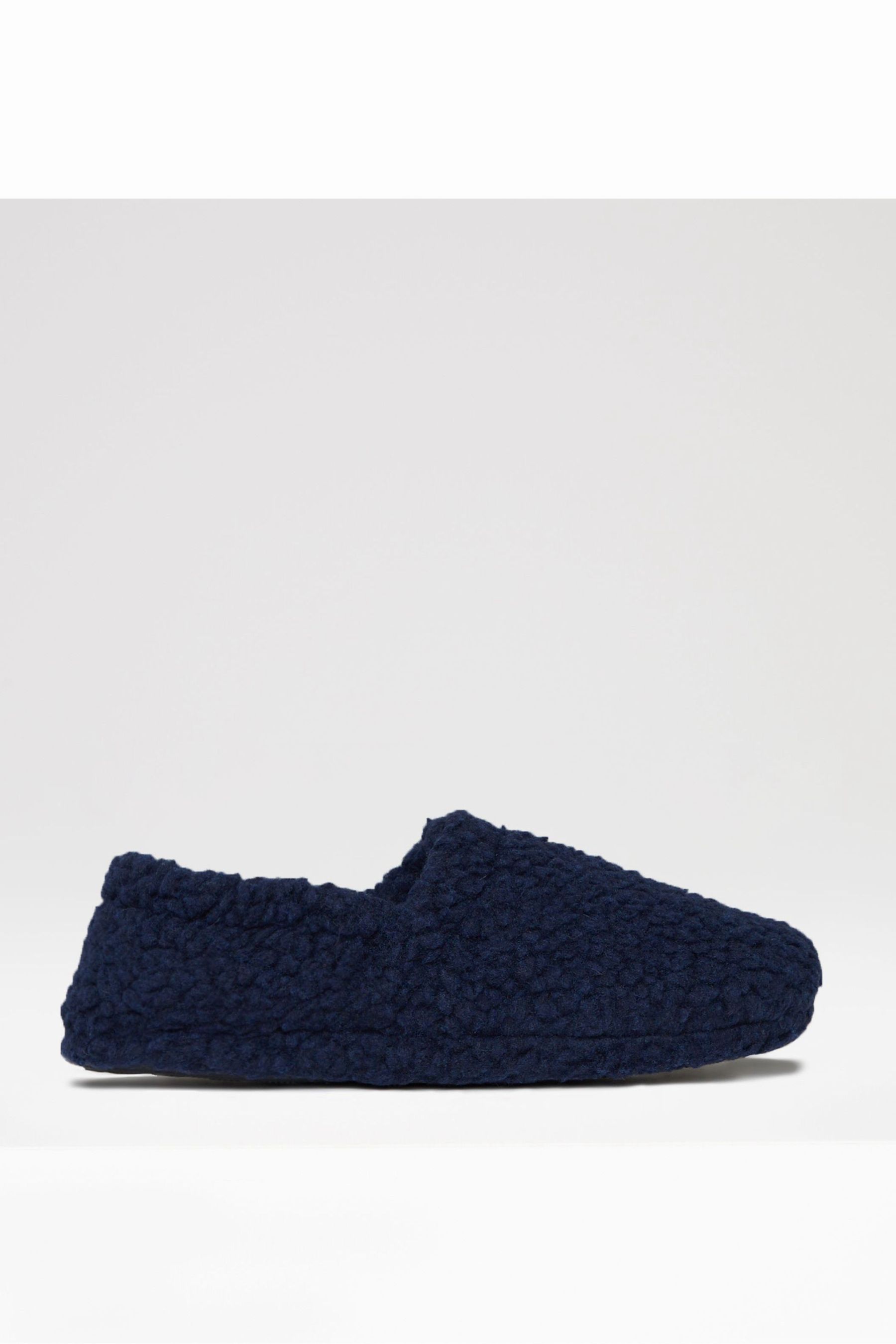 Buy Threadbare Blue Borg Teddy Slippers from the Next UK online shop