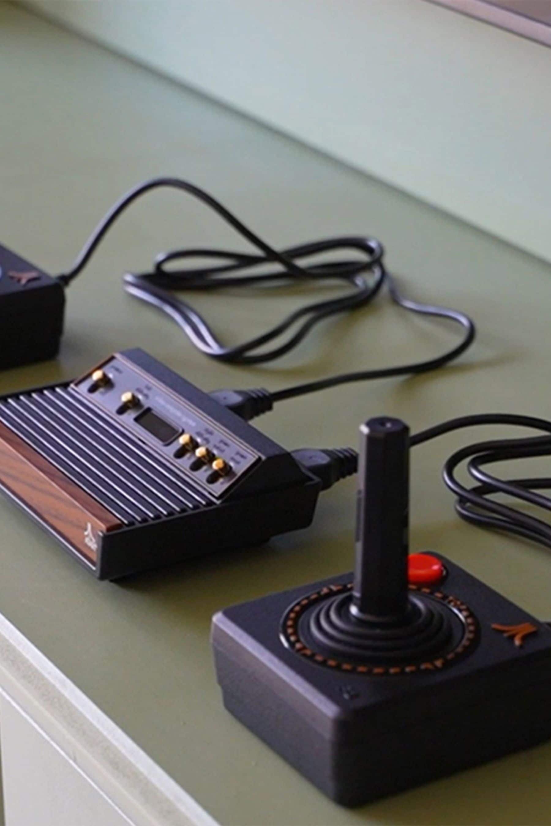 Buy MenKind Black Atari Flashback 12 Retro Games Console from the Next ...