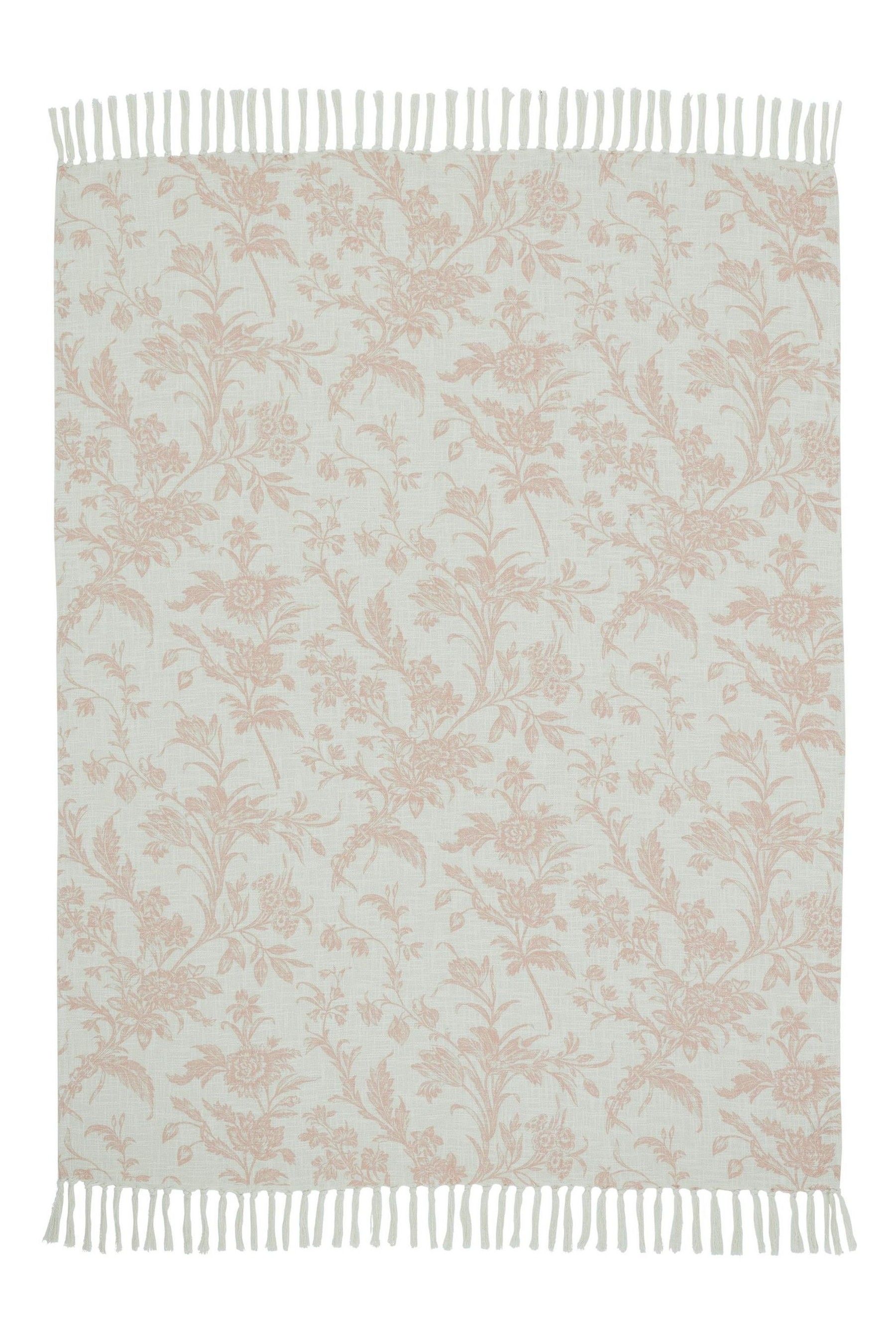 Buy Laura Ashley Plaster Pink Lloyd Throw from the Next UK online shop