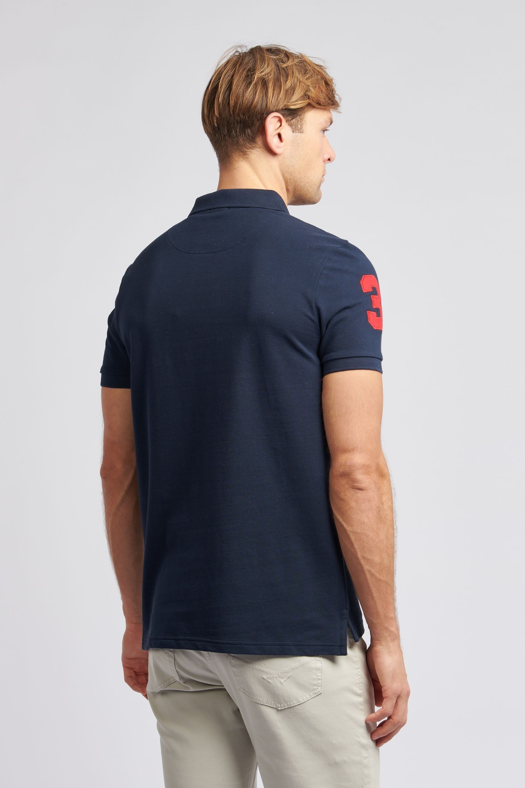 Buy U.S. Polo Assn. Regular Fit Mens Player 3 Pique Polo Shirt from the ...