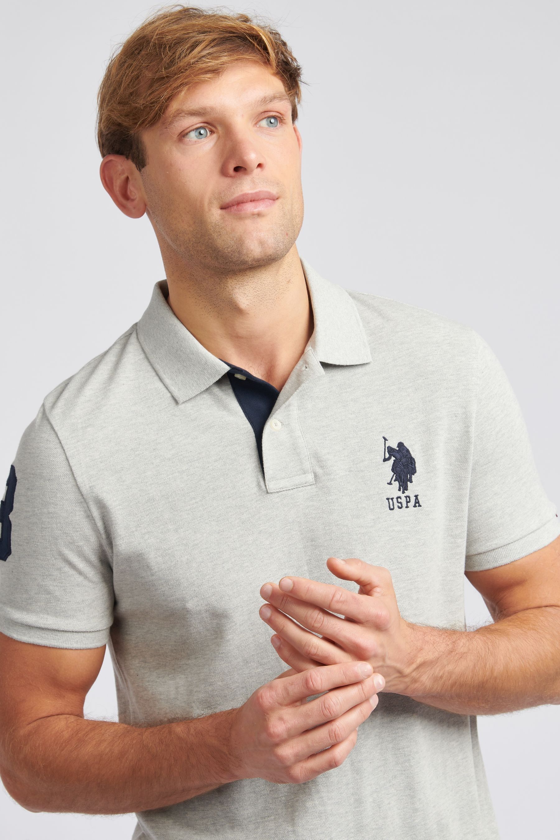 Buy U.S. Polo Assn. Regular Fit Mens Player 3 Pique Polo Shirt from the ...