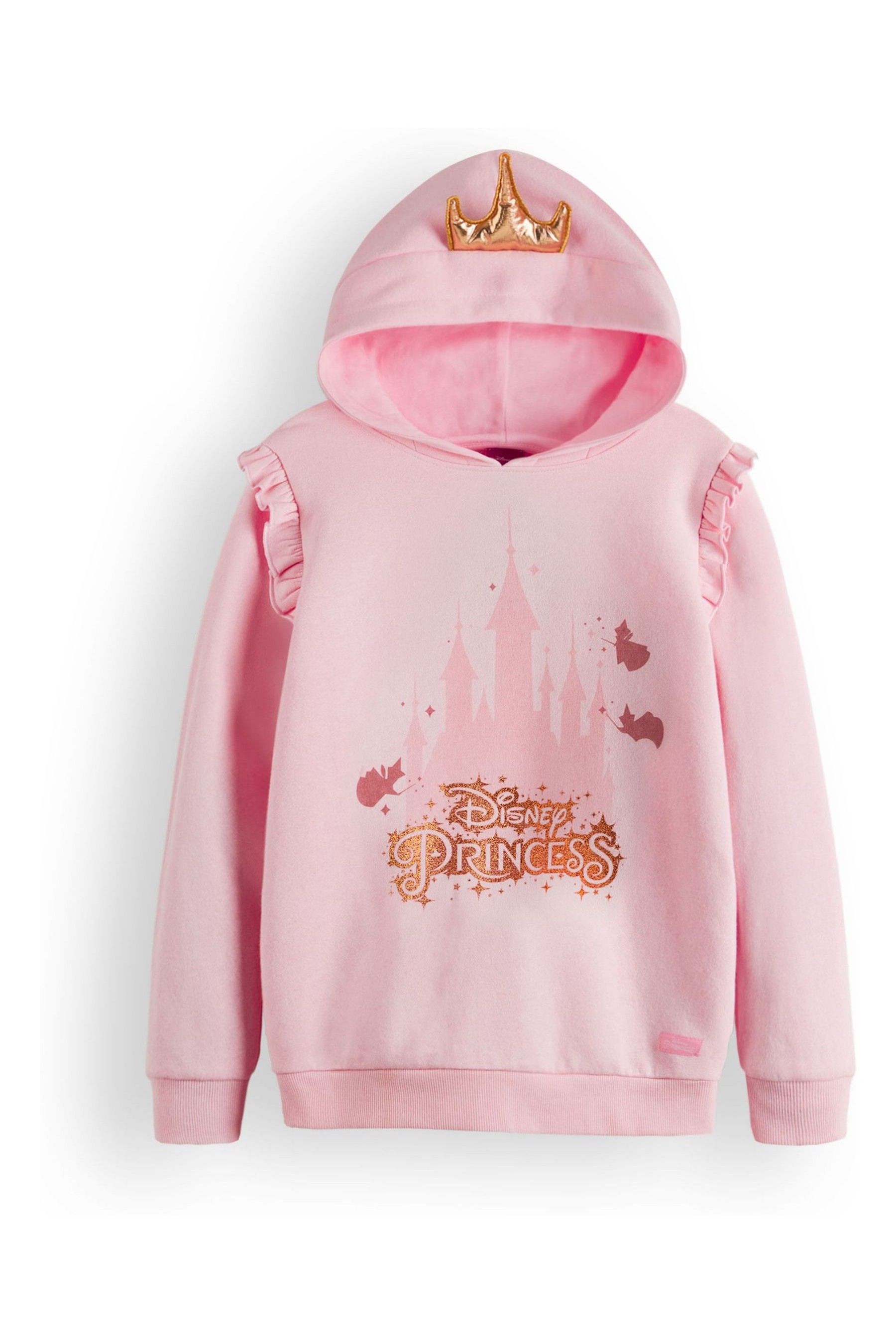 Buy Vanilla Underground Pink Girls Disney Princess Hoodie from the Next ...
