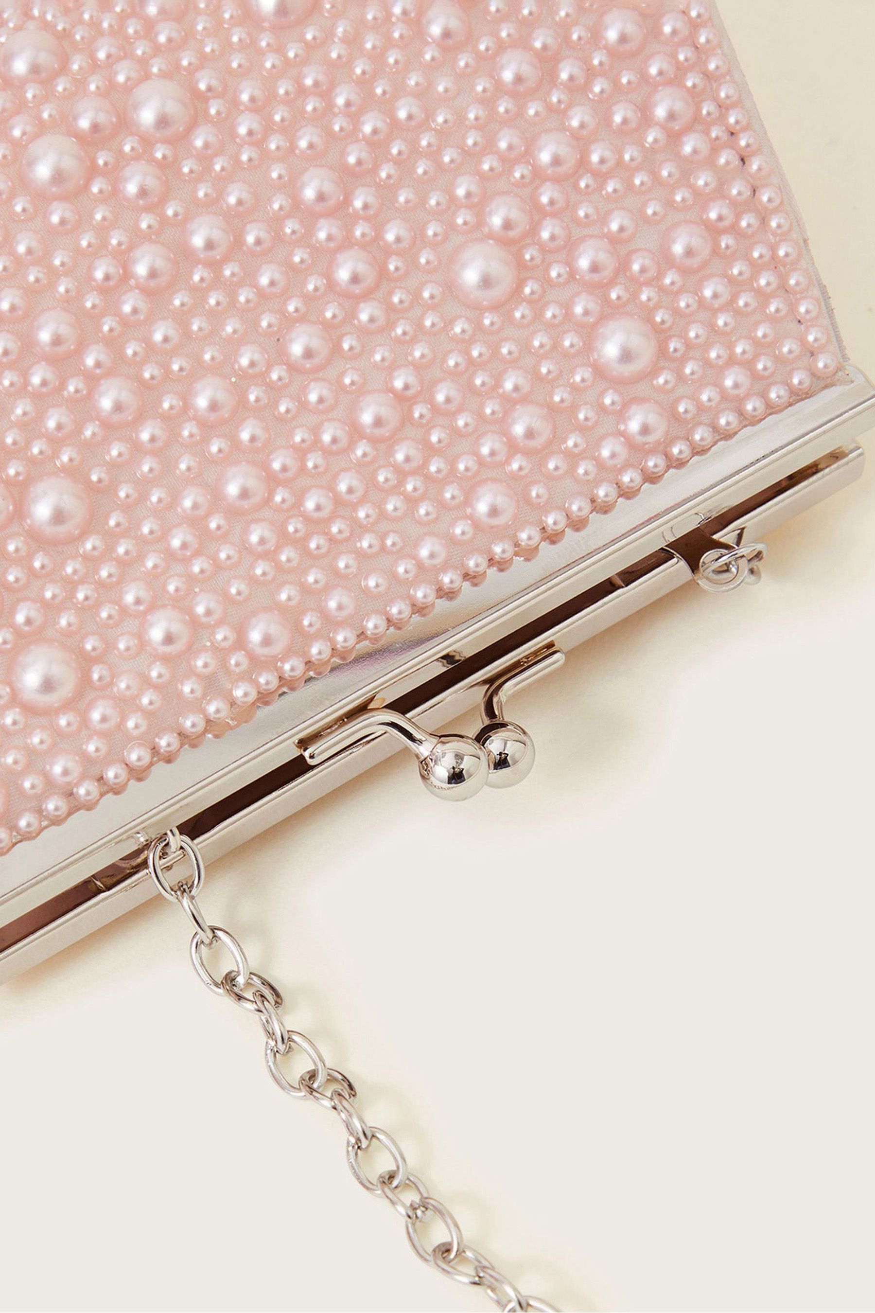 Buy Monsoon Pink Pearl Frame Bridesmaid Mini Bag from the Next UK ...