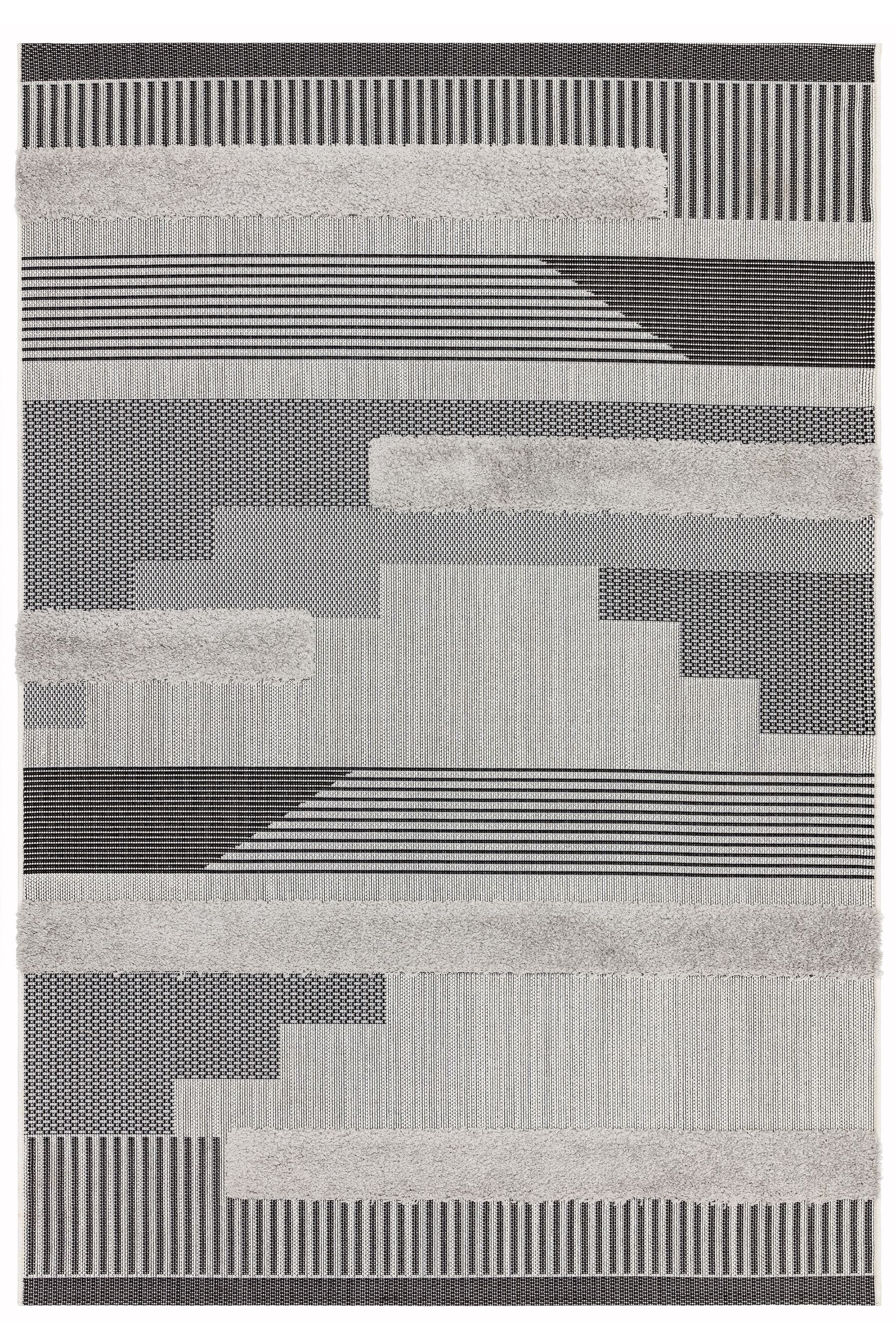 Buy Asiatic Rugs Black Indoor/Outdoor Monty Geometric Rug from the Next ...