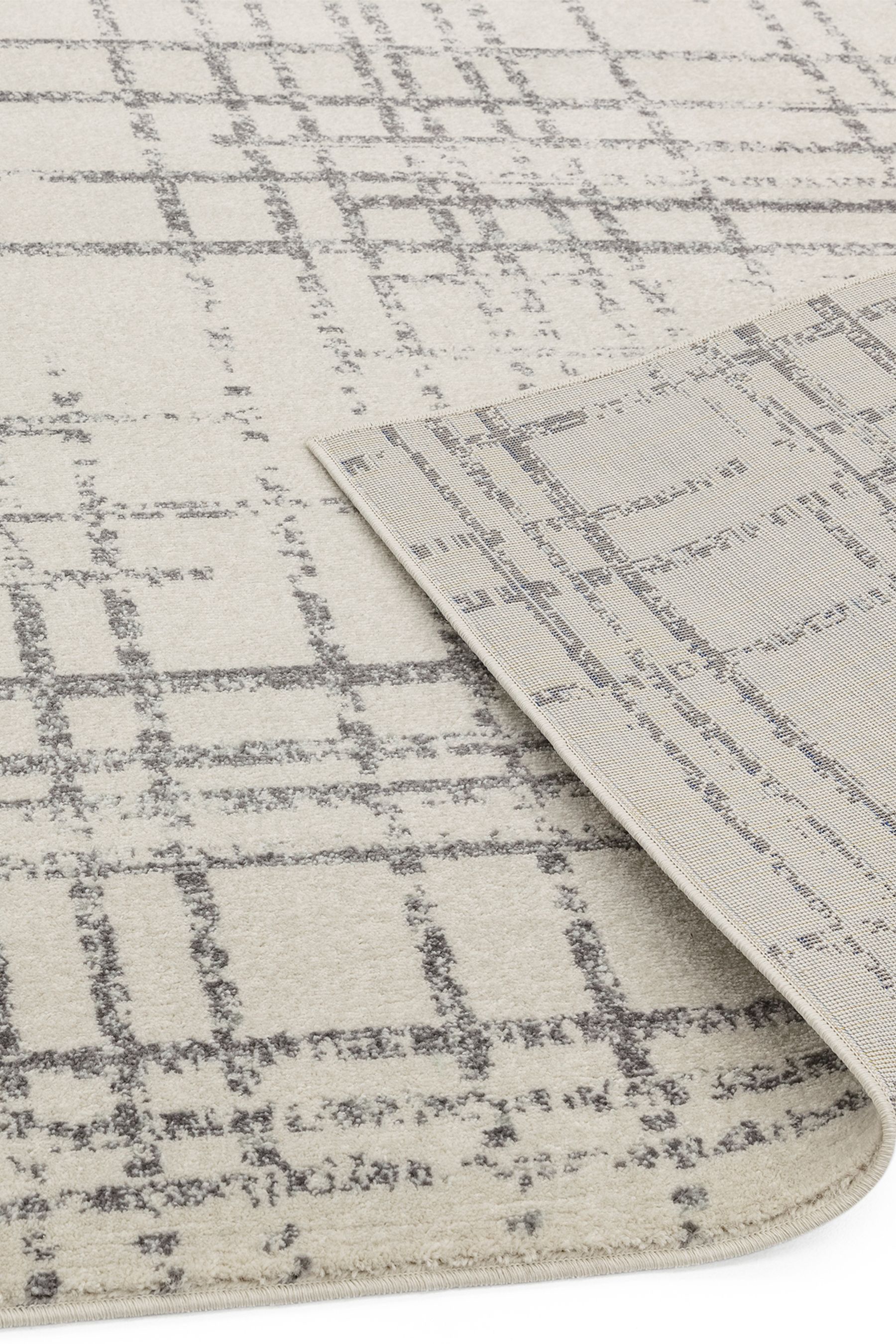 Buy Asiatic Rugs Grey Nova Grid Rug from the Next UK online shop