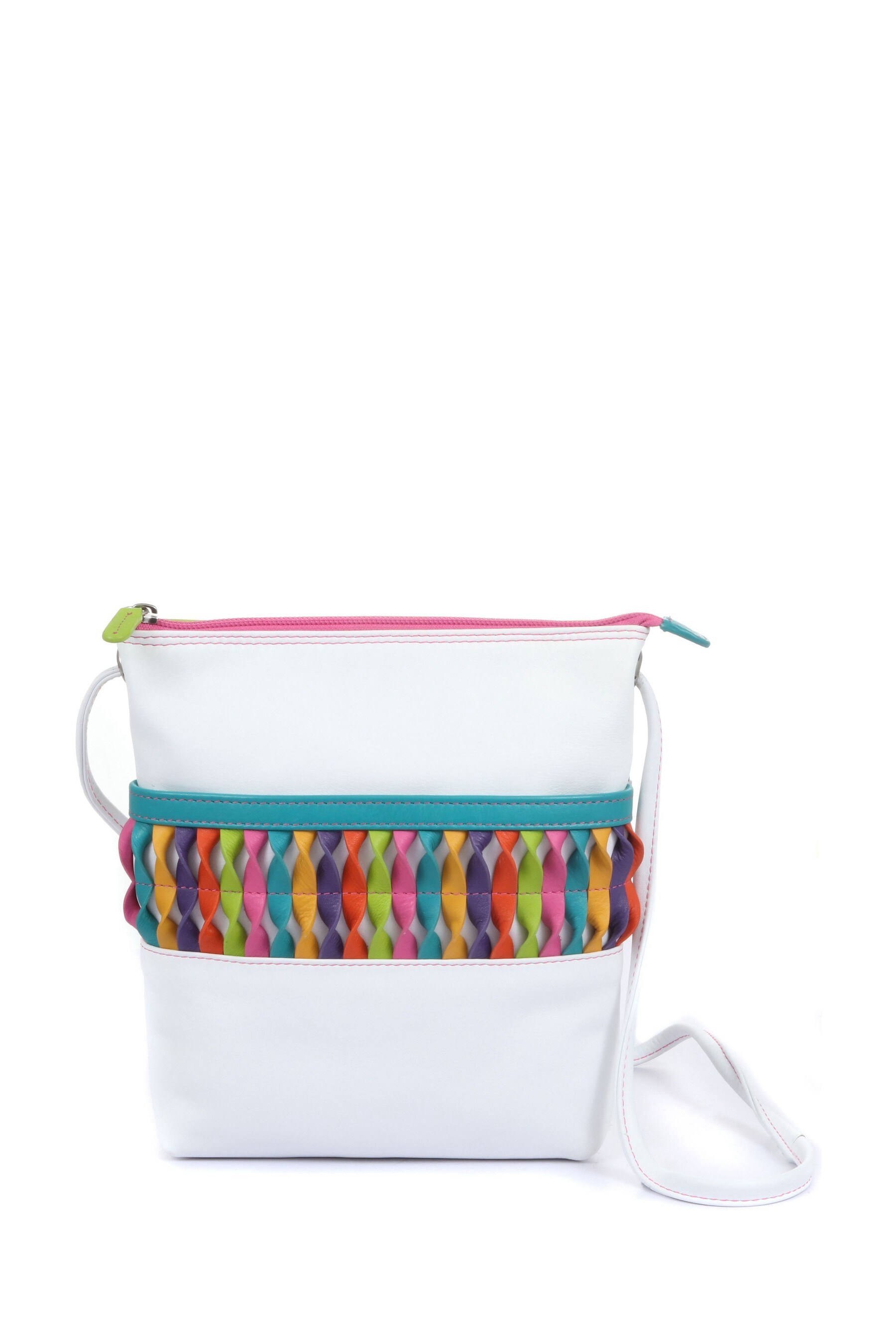 Buy Pavers White Vibrant Leather Ladies Cross-Body Bag from the Next UK ...