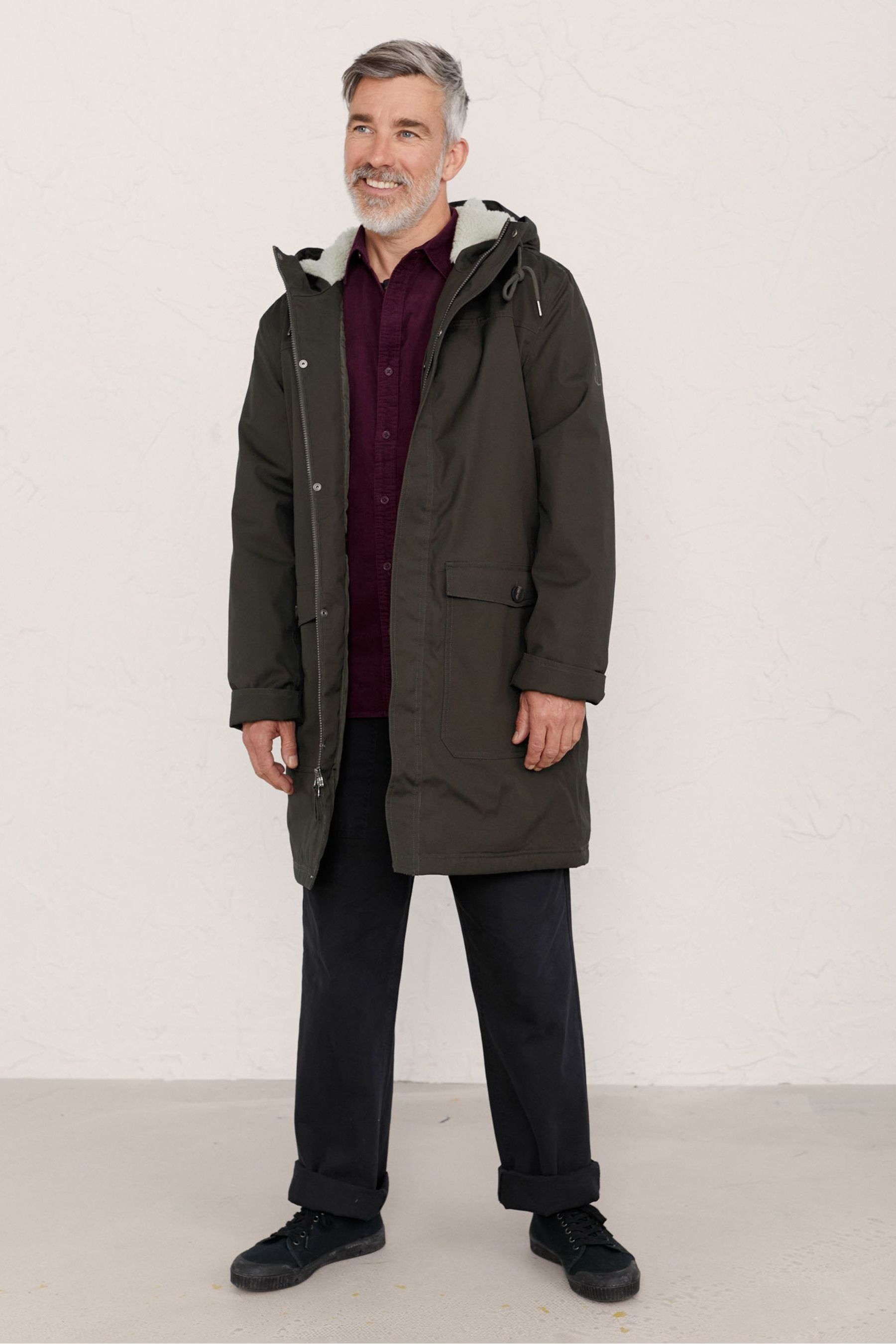 Buy Seasalt Cornwall Green Tidesman Coat from the Next UK online shop