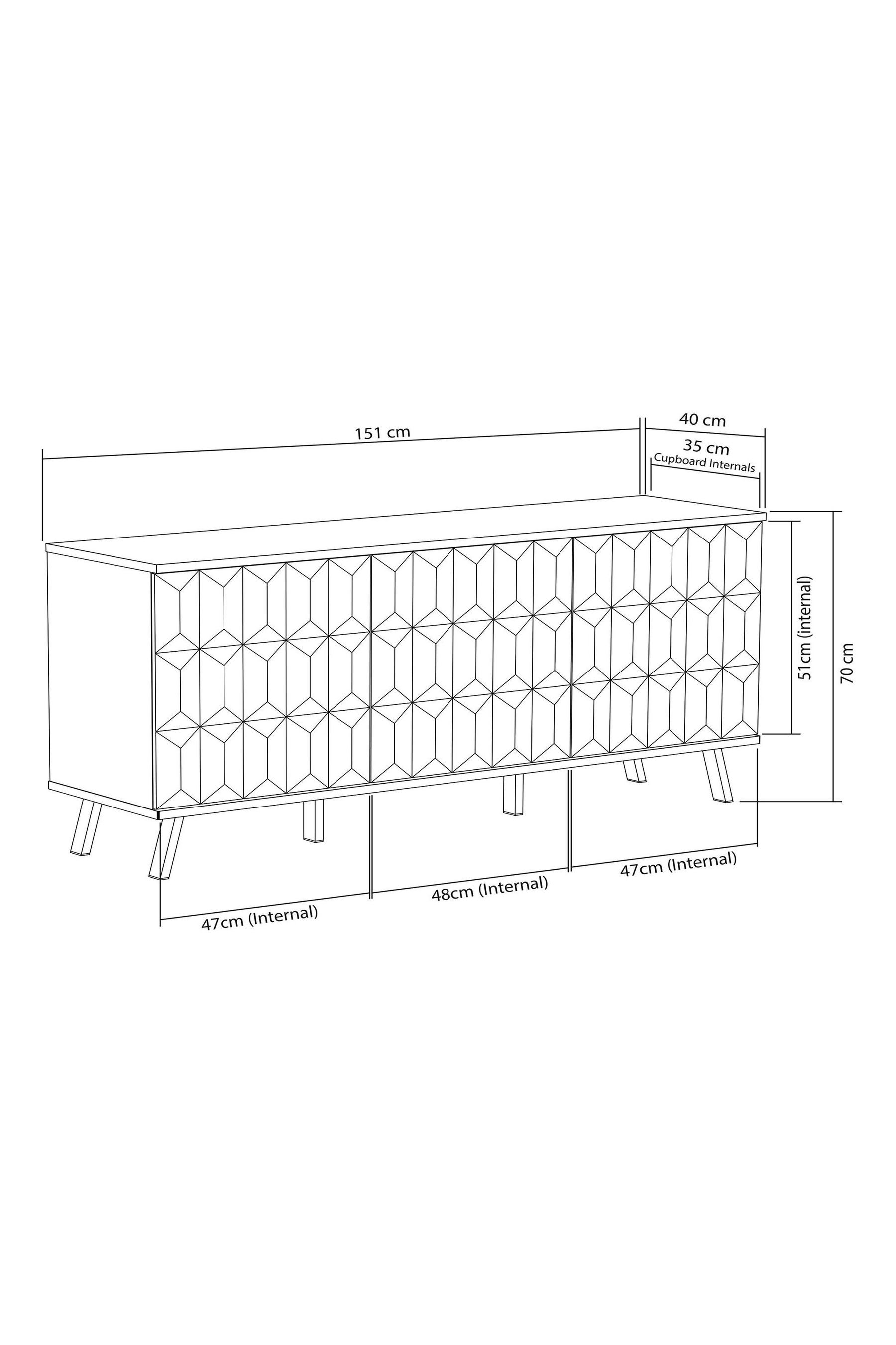 Buy Frank Olsen Grey Elevate Smart LED Sideboard from the Next UK ...