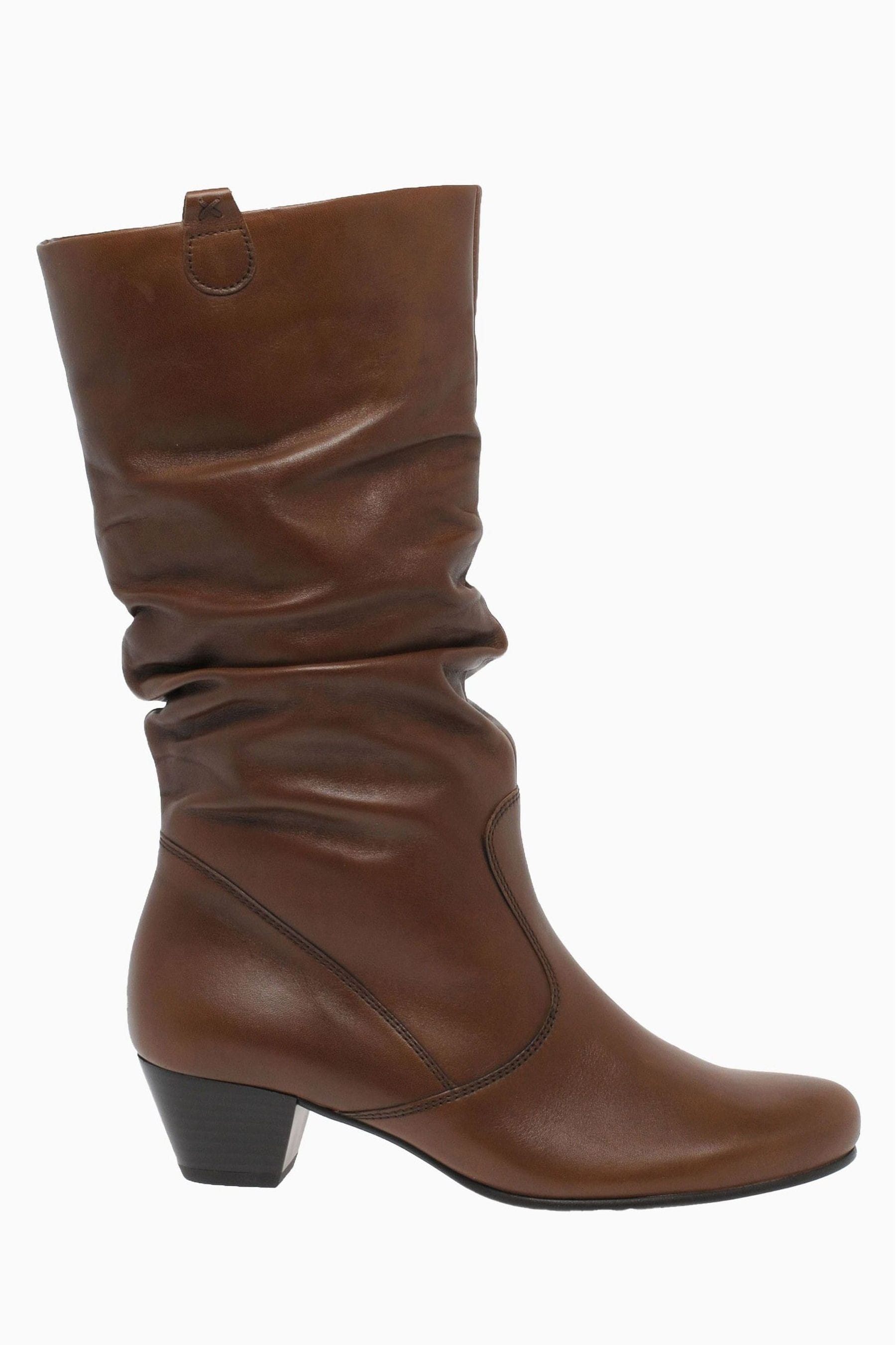 Buy Gabor Brown Rachel Calf Leather Boots from the Next UK online shop